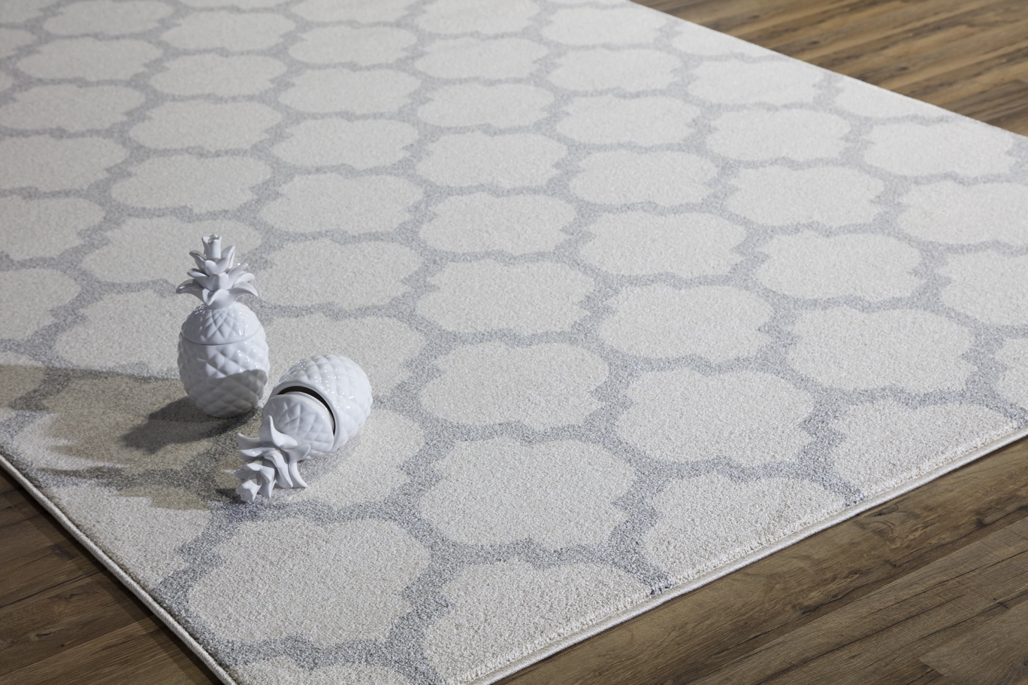 Rugs America Brooklyn 7'10" x 10'10" Rug in Ivory Gray - Walmart.com