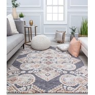 Rugs America Hanna VA40C Rose Garden Gray Floral Transitional Beige ...