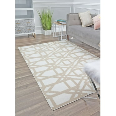 Rugs America Mika MO10A Strawberry Milk Geometric Contemporary Pink ...