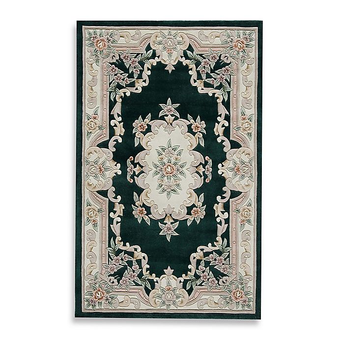 Rugs America New Aubusson Collection Emerald 510-361 Traditional ...