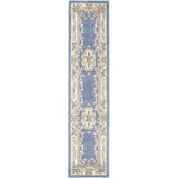 Rugs America New Aubusson Collection Light Blue 510-208 Traditional ...