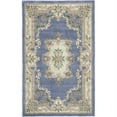 Rugs America New Aubusson Collection Light Blue 510-208 Traditional ...