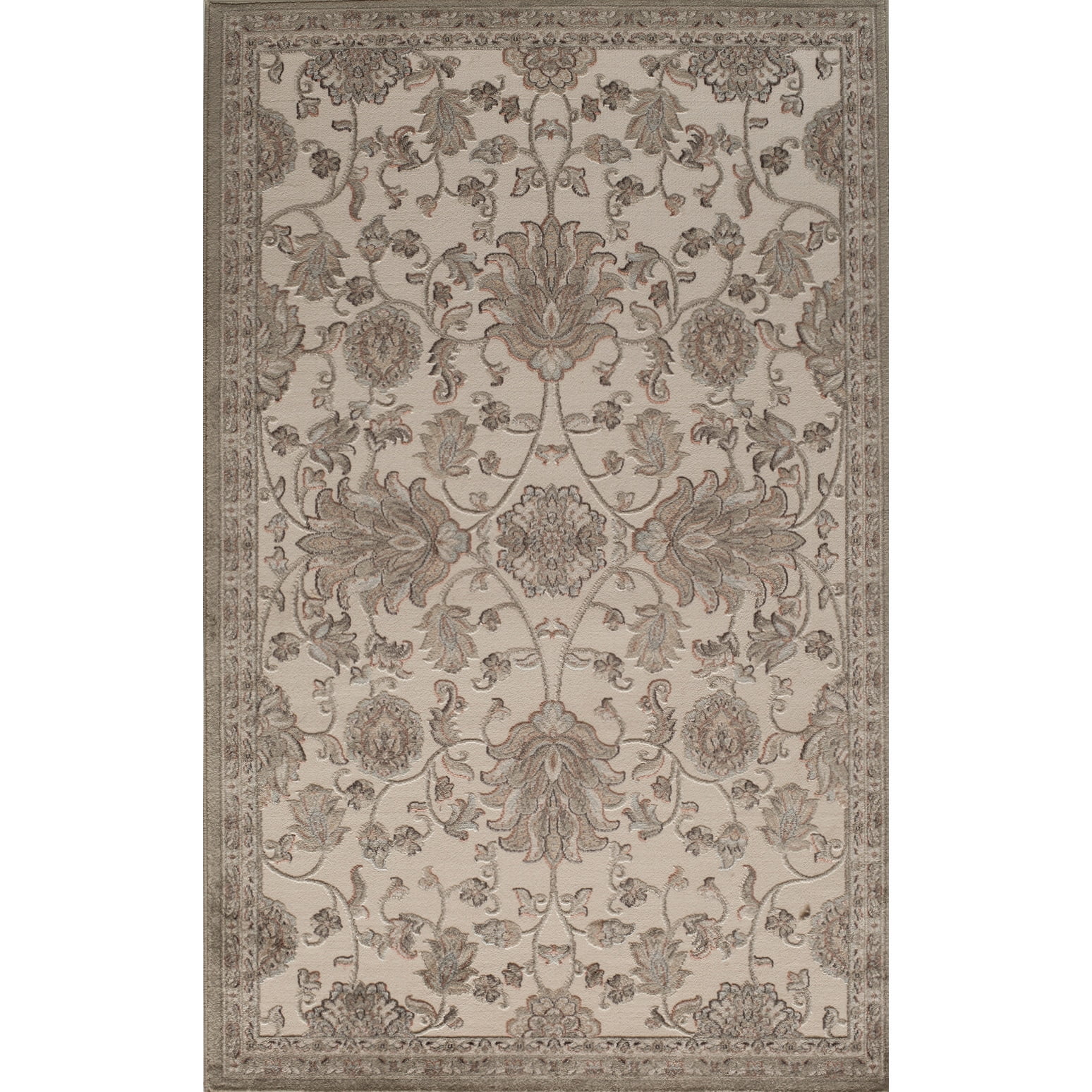 Rugs America Riley Collection Louise Area Rug Tan - Walmart.com