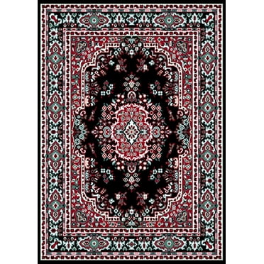 Mainstays Titan Solid Indoor Accent Rug, Black, 17.4" x 30" - Walmart.com