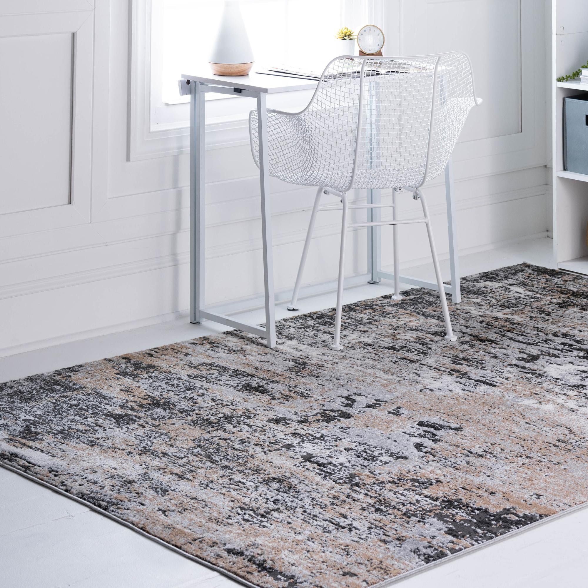 Rugs.Com Leipzig Collection Area Rug ‚Äì 2' x 3'Beige Low-Pile Rug ...