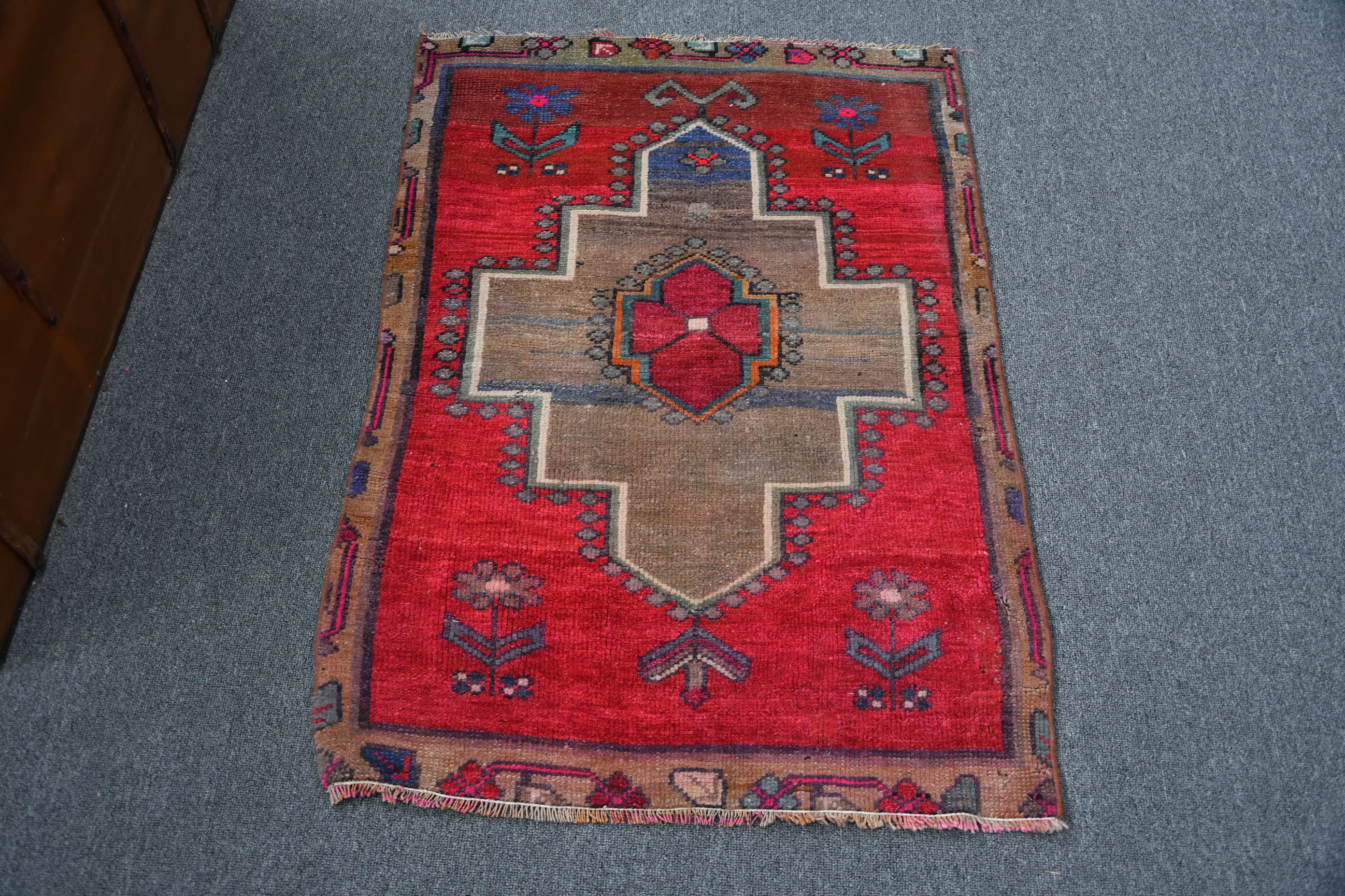 Rugs For Gift, 2.3x3.3 ft Small Rug, Turkey Nursery Rug, Antique Rugs ...