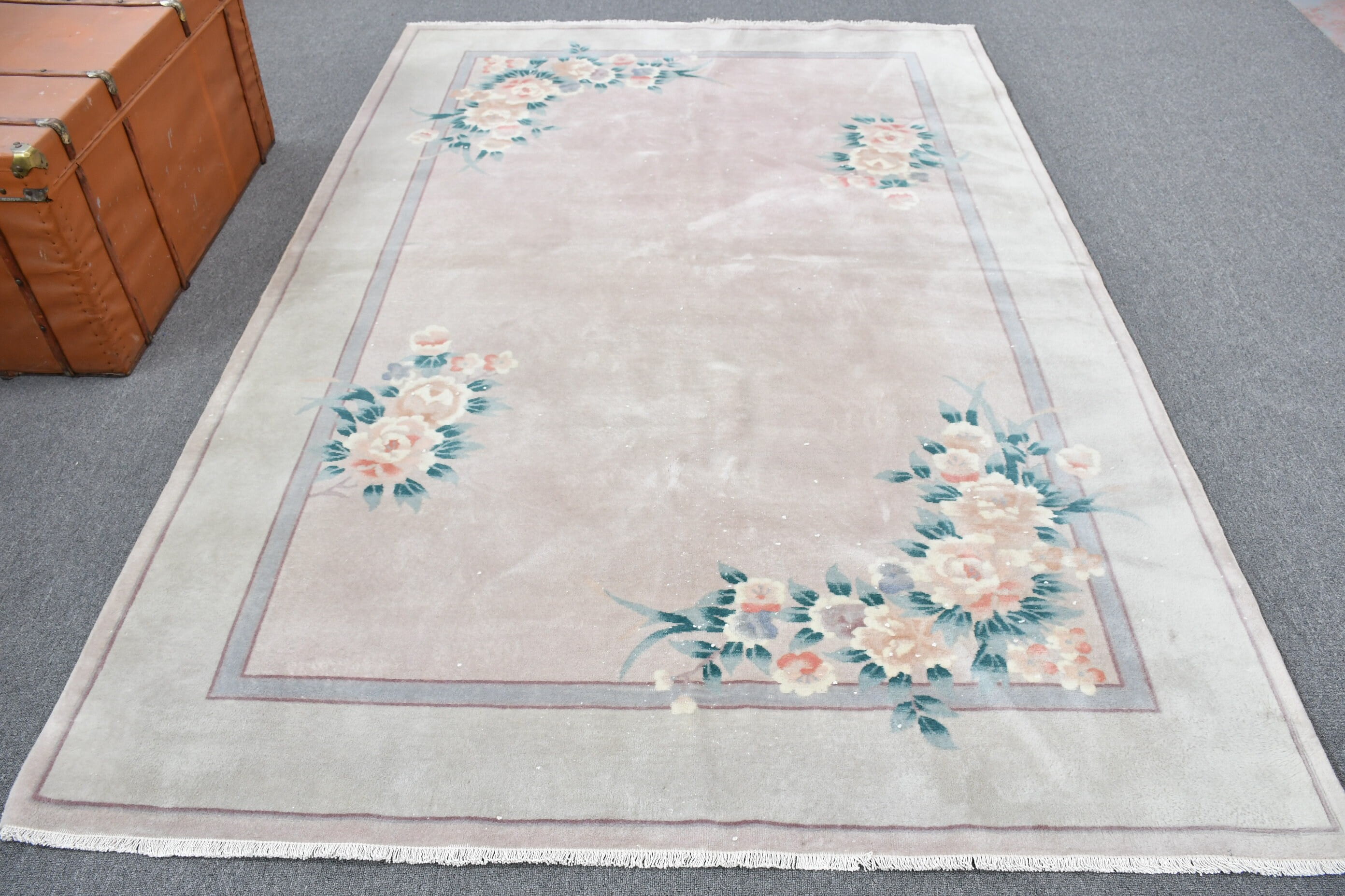 Rugs For Salon, Turkish Rug, Vintage Rug, Beige Anatolian Rugs, 6x8.8 ...