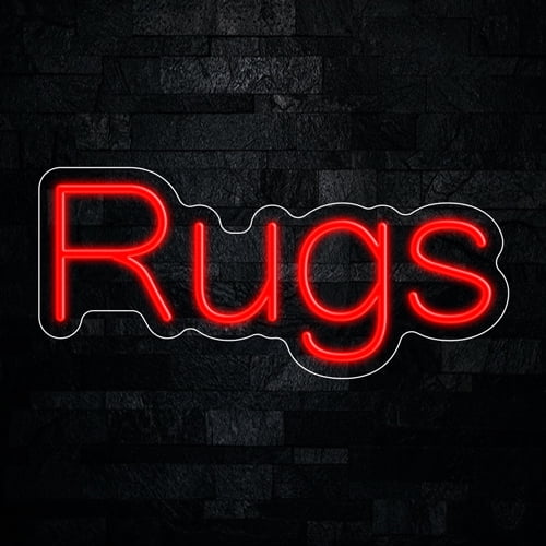 Rugs LED Neon Sign 20"L x 9"H #33358 - Walmart.com