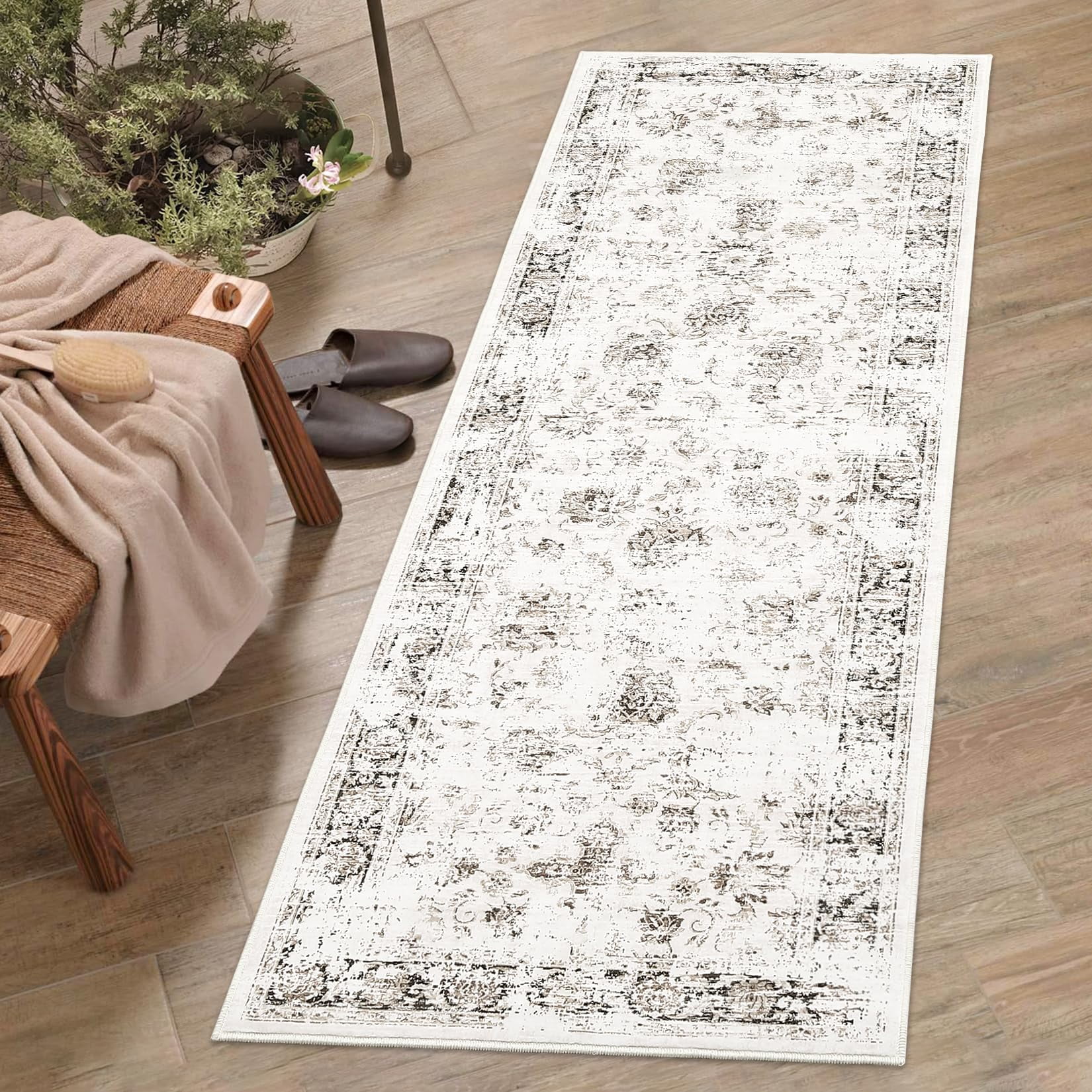 Rugs for Living Room,Runner Rug Machine Washable Hallway Runner Rug ...