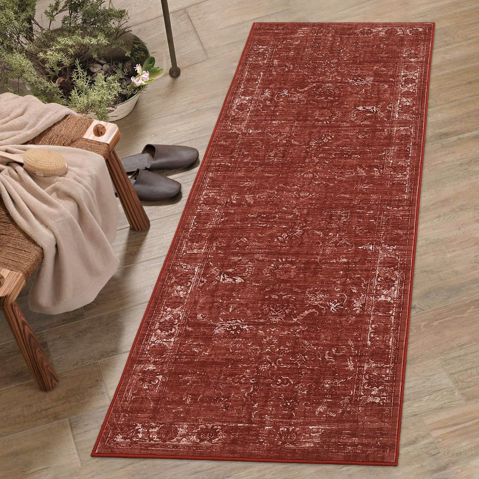 Rugs for Living Room,Runner Rug Machine Washable Hallway Runner Rug ...