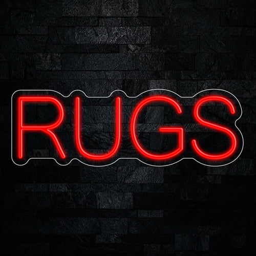 Rugs Neon LED Sign 24"L x 8"H #32669 - Walmart.com