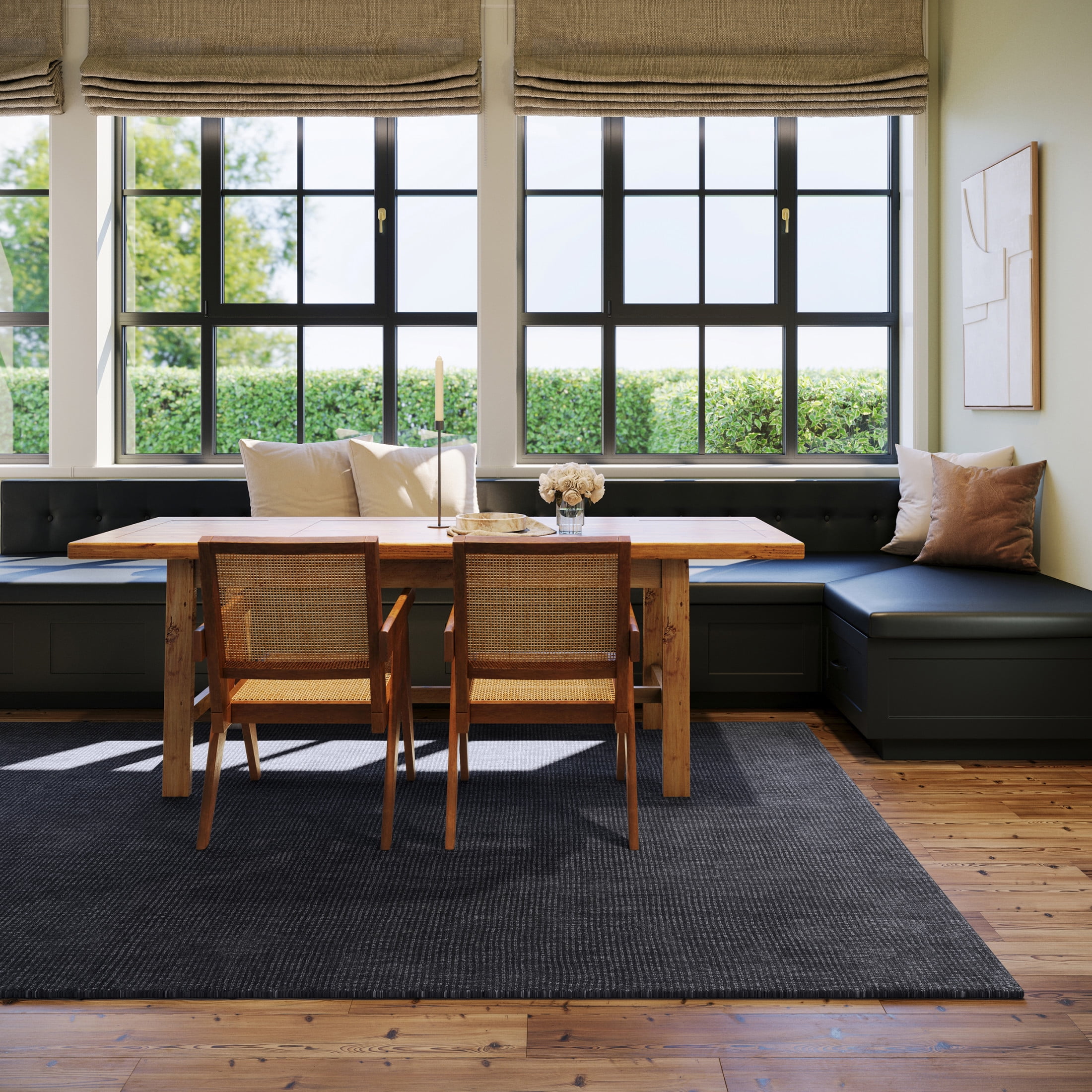Rugs USA x Nate Berkus Crosby Solid Wool Cozy Area Rug, 8' 6" x 11' 6 ...