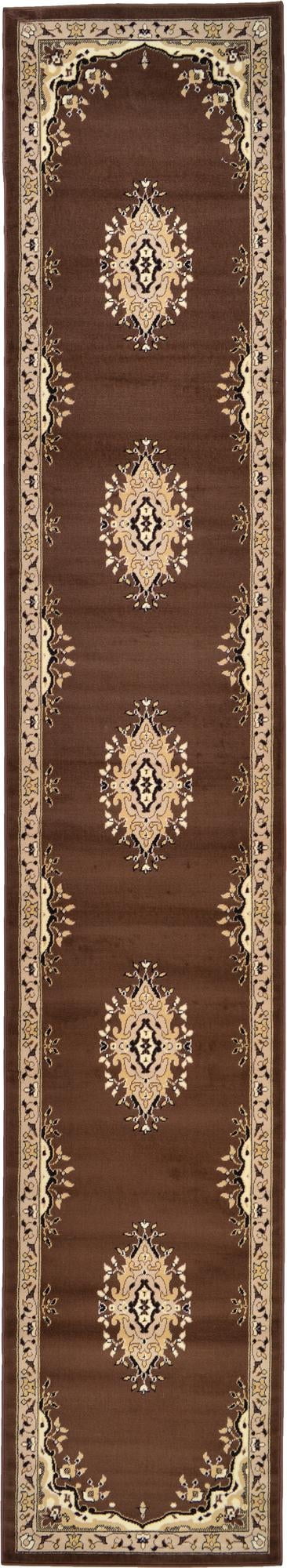 Rugs.com Amaya Collection Rug – 16 Ft Runner Brown Medium Rug Perfect ...