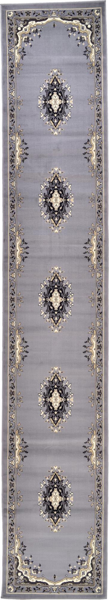 Rugs.com Amaya Collection Rug – 16 Ft Runner Gray Medium Rug Perfect ...