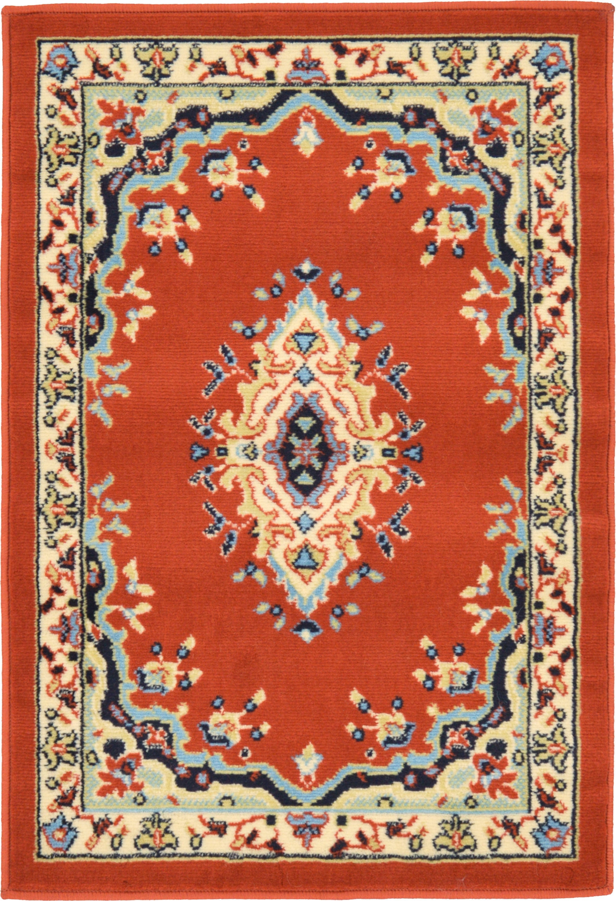 Rugs.com Amaya Collection Rug – 2' x 3' Terracotta Medium Rug Perfect ...