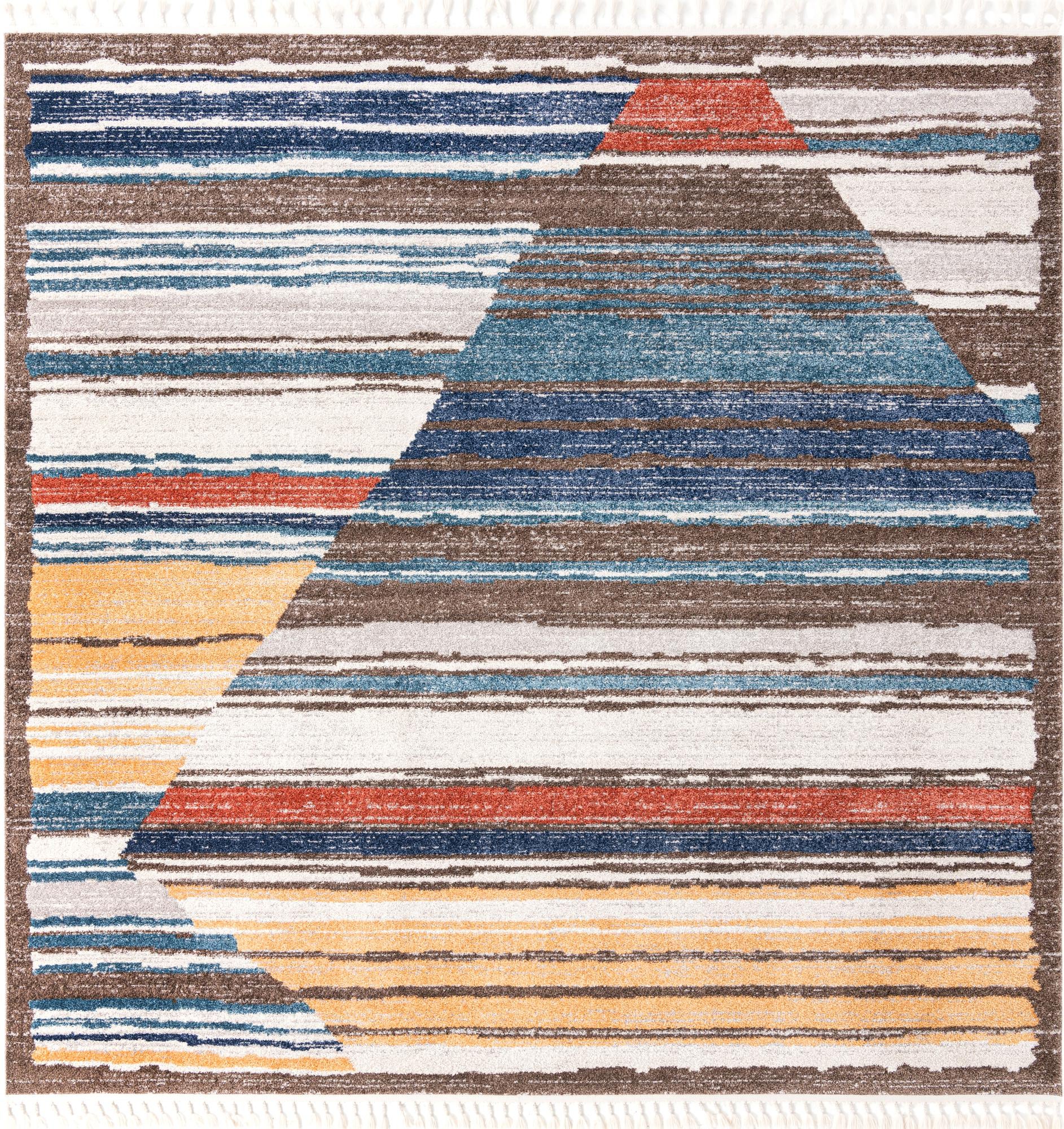 Rugs.com Aramis Collection Rug – 10 Ft Square Multi Medium Rug Perfect ...