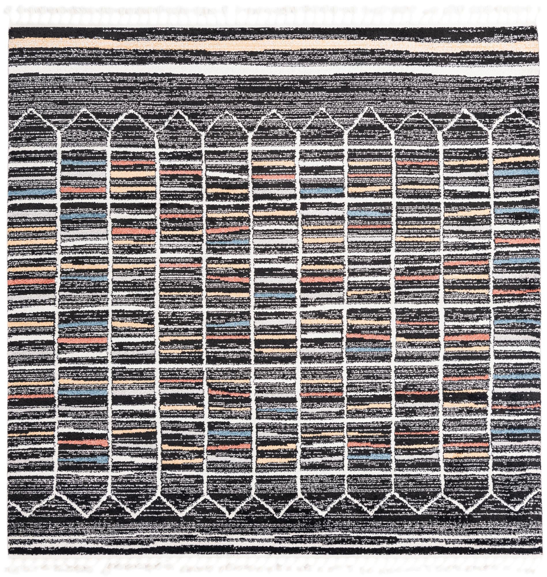 Rugs.com Aramis Collection Rug – 8 Ft Square Multi Medium Rug Perfect ...