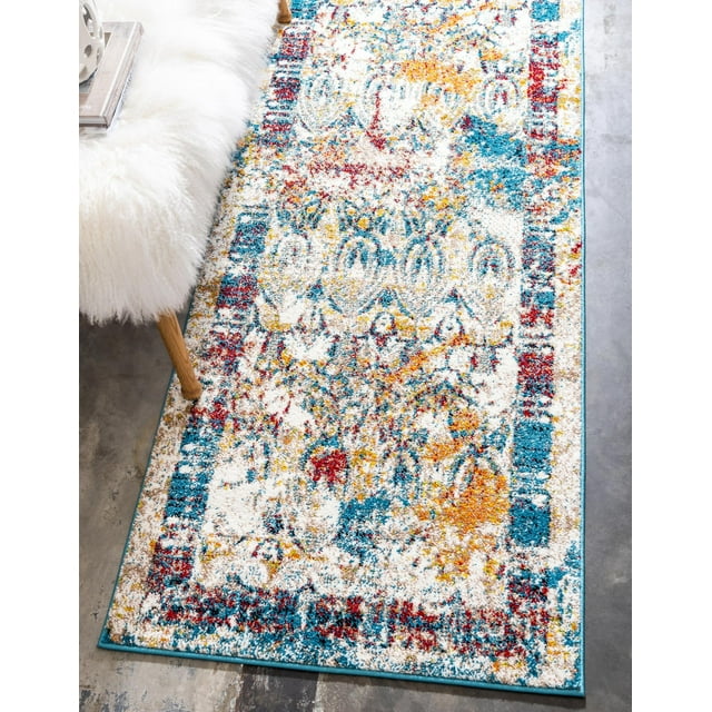 Rugs.com Brighella Collection Rug – 10 Ft Runner Multi Medium Rug ...
