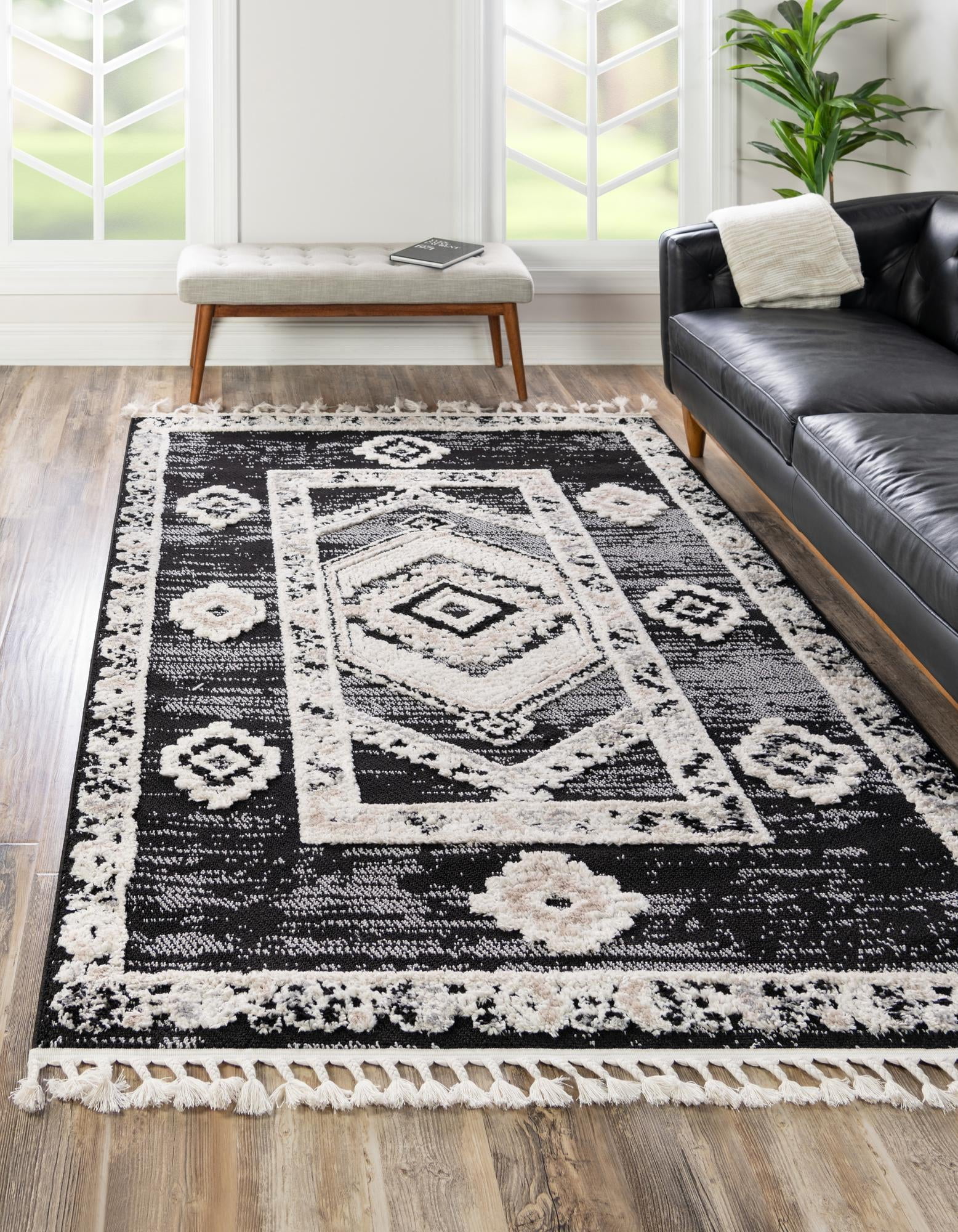 Rugs.com Cherokee Collection Rug – 9' x 12' Fossil Gray High Rug ...