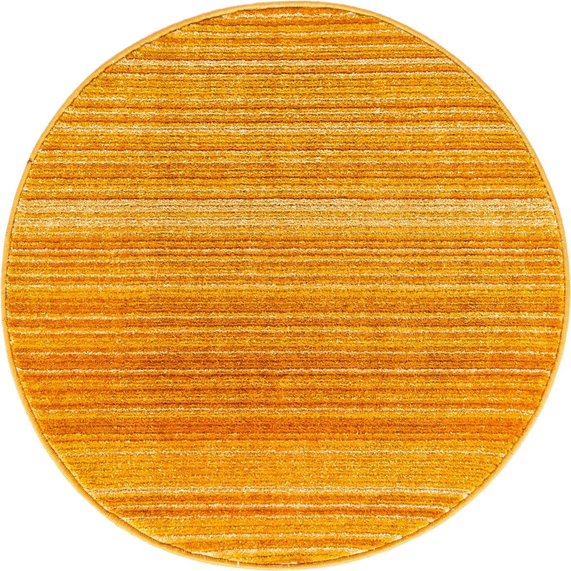 Rugs.com Gemstone Collection Rug – 3' 2 Round Yellow Medium Rug Perfect ...
