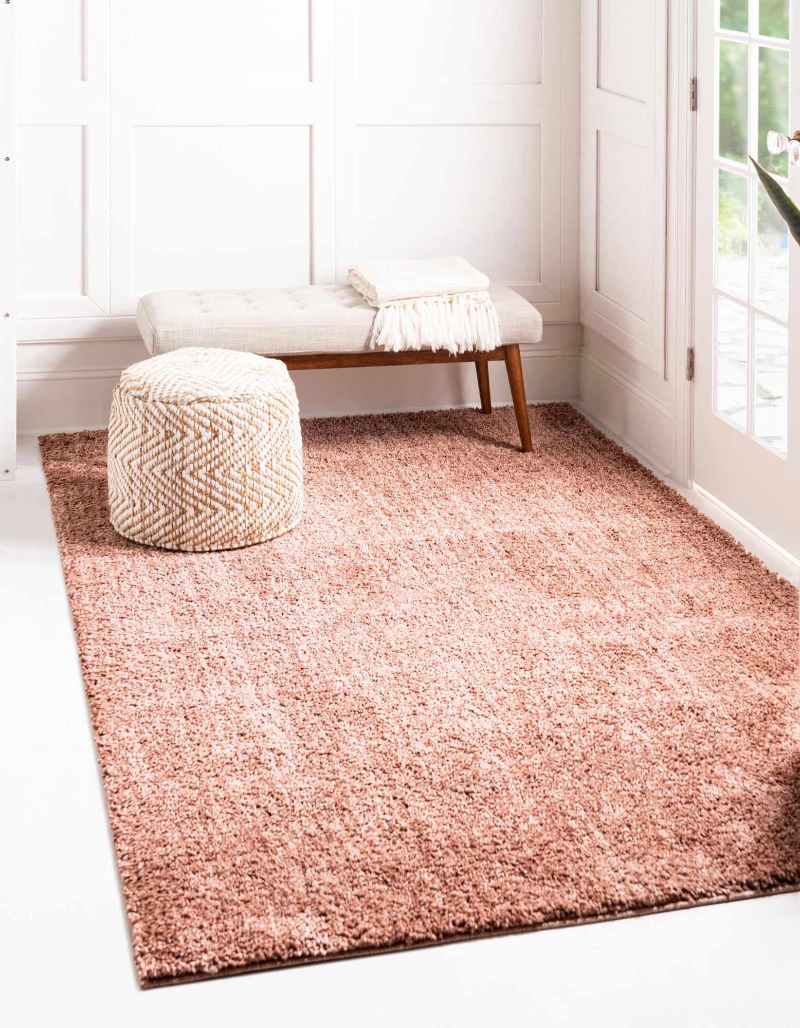 Rugs.com Jill Zarin Shaggy Chic Collection Rug – 4' x 6' Grapefruit ...