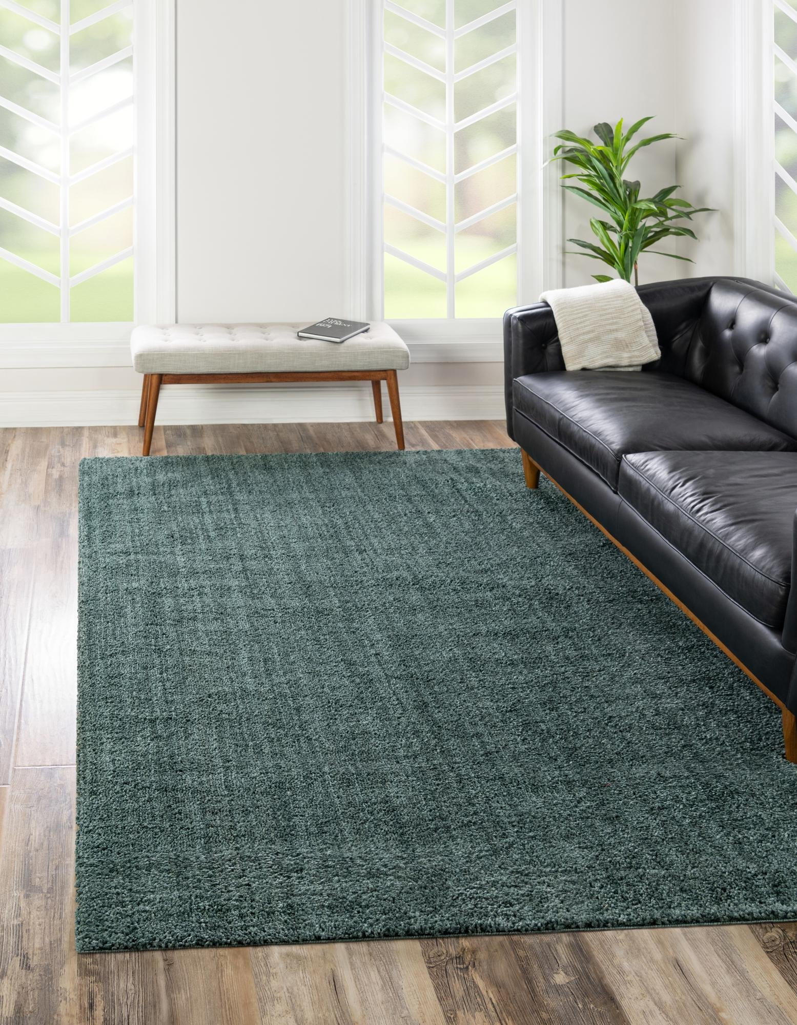 Rugs.com Jill Zarin Shaggy Chic Collection Rug – 5' 3 x 8' Rosemary ...