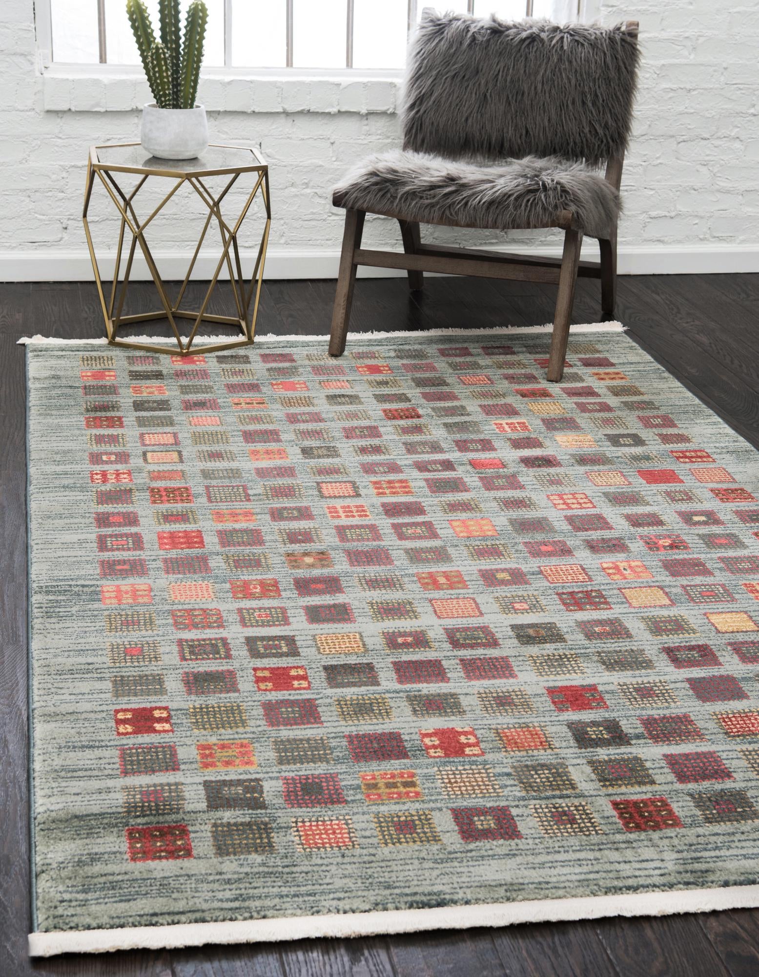 Rugs.com Kashkuli Gabbeh Collection Rug – 3' 3 x 5' 3 Blue Medium Rug ...