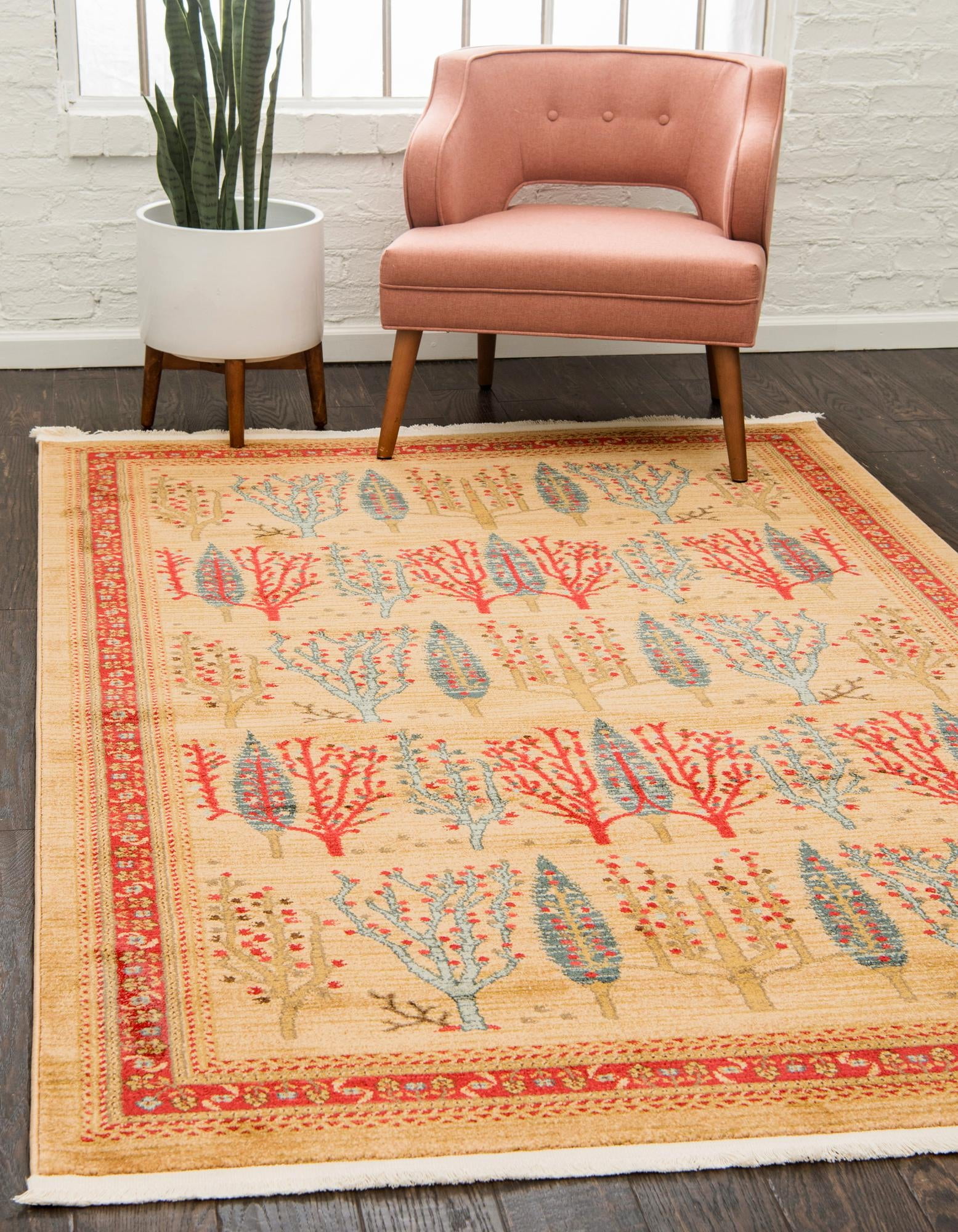 Rugs.com Kashkuli Gabbeh Collection Rug – 6' x 9' Tan Medium Rug ...