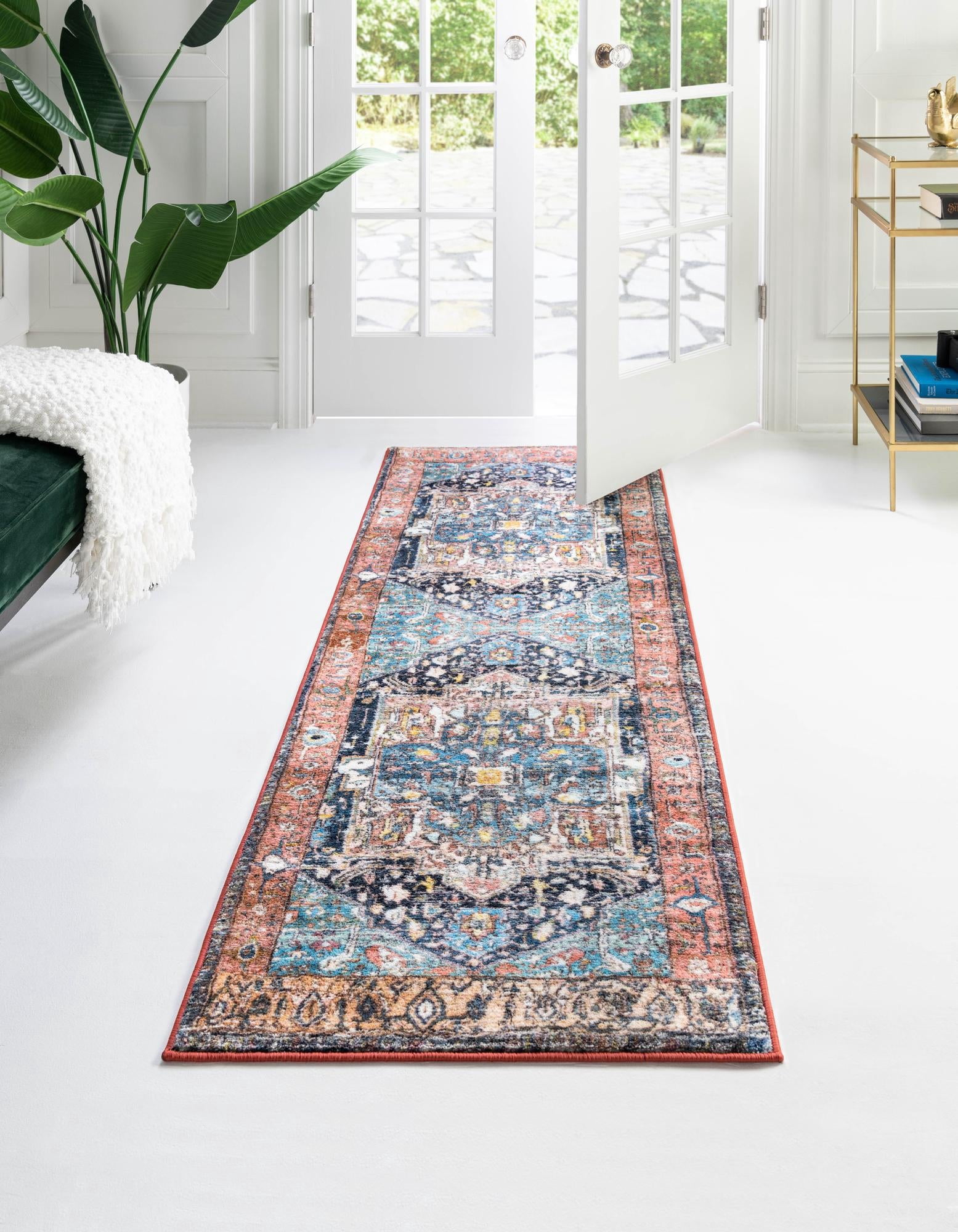 Rugs.com Medina Collection Rug – 6 Ft Runner Multi Medium Rug Perfect ...
