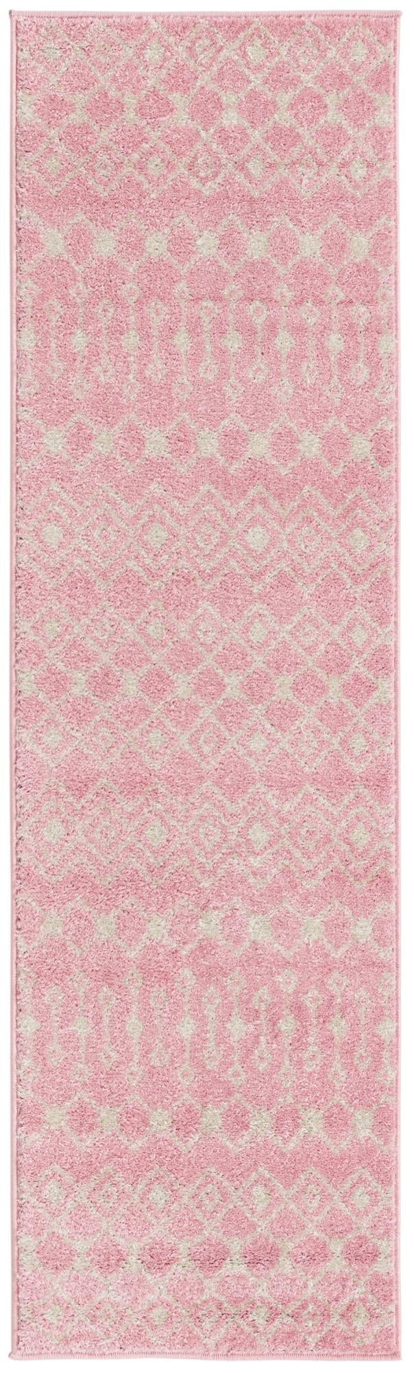Rugs.com Moroccan Trellis Collection Rug – 7 Ft Runner Pink Medium Rug ...
