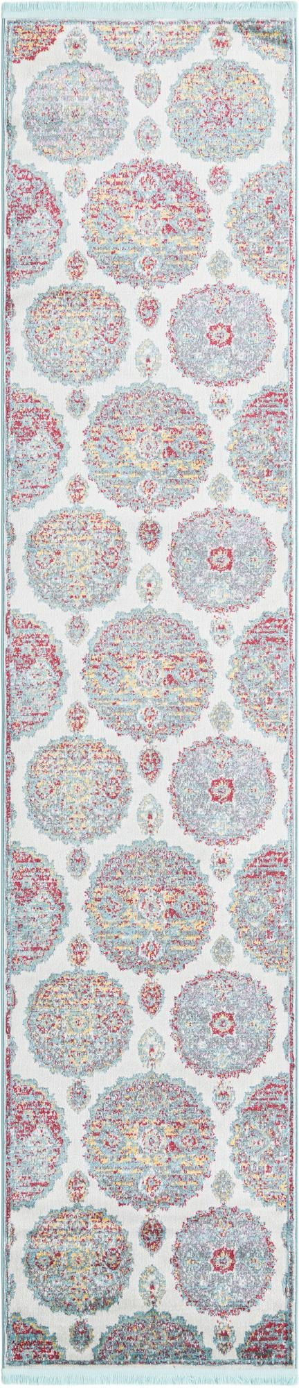 Rugs.com Paragon Collection Rug – 12 Ft Runner Cream Medium-Pile Rug ...