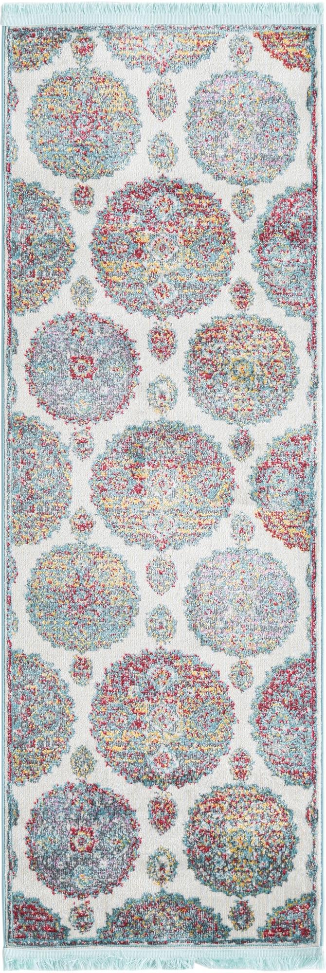 Rugs.com Paragon Collection Rug – 6 Ft Runner Cream Medium-Pile Rug ...