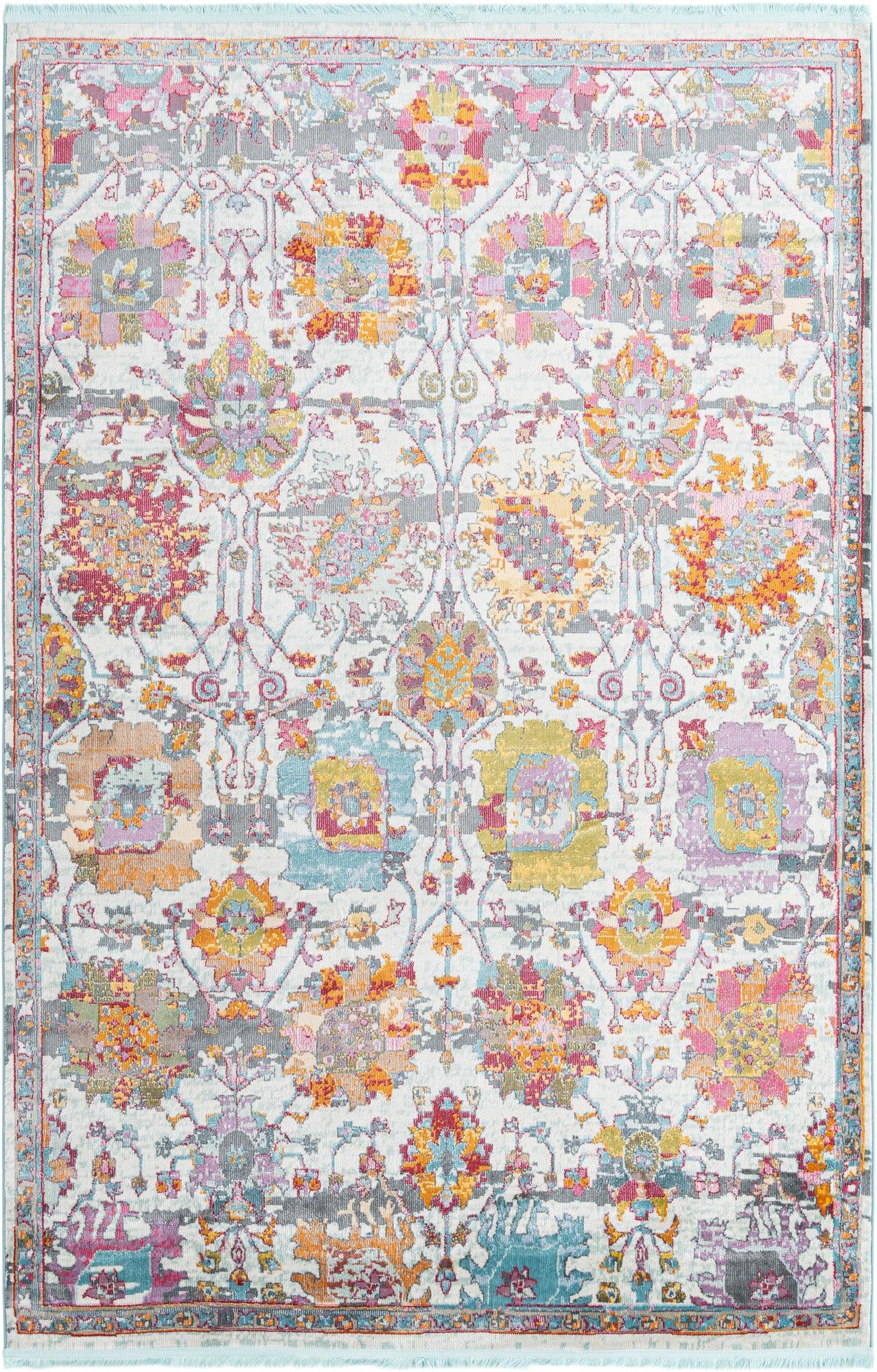 Rugs.com Paragon Collection Rug – 6' x 9' Multi Medium-Pile Rug Perfect ...