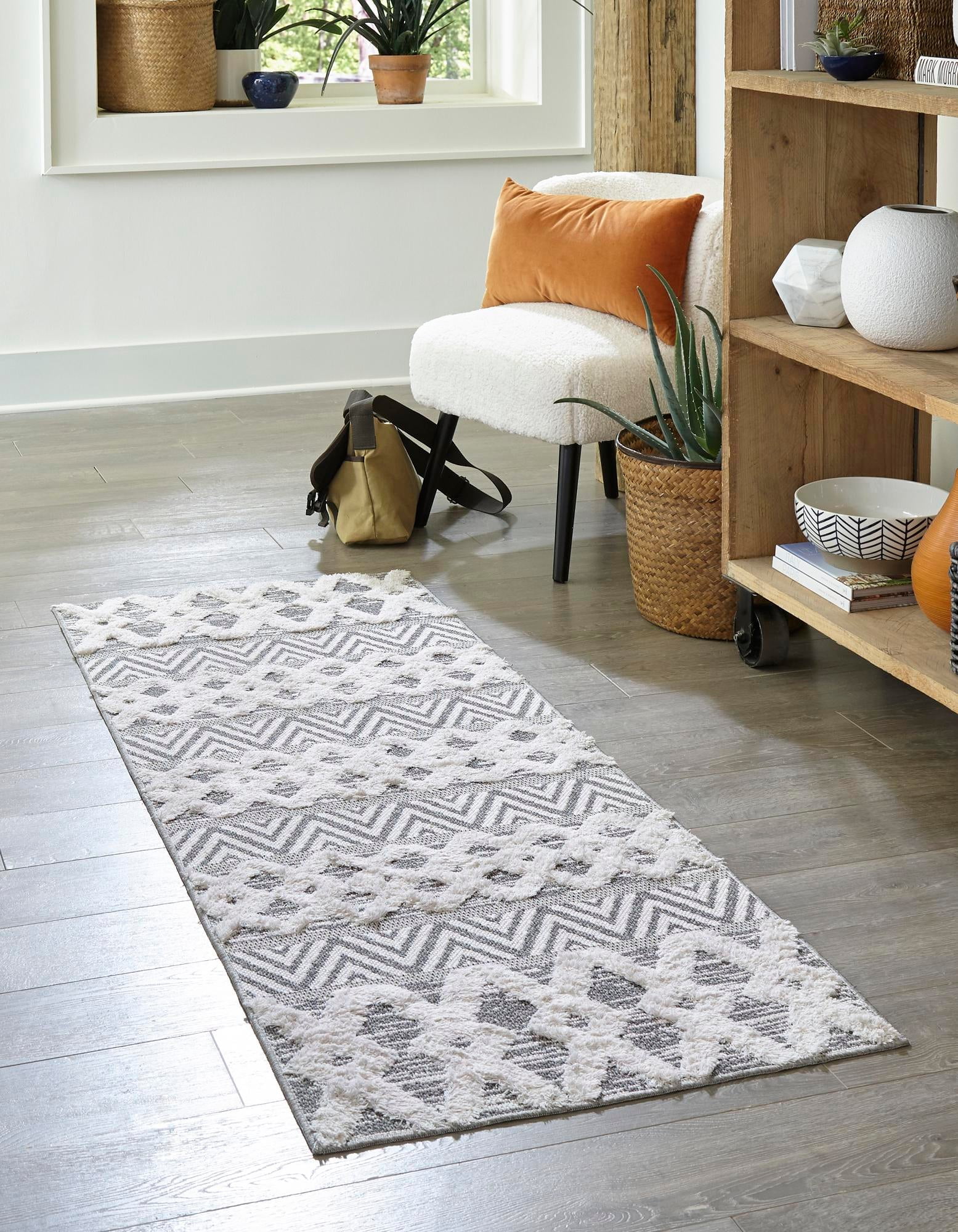 Rugs.com Sabrina Soto Casa Collection Rug – 8 Ft Runner Gray High Rug ...
