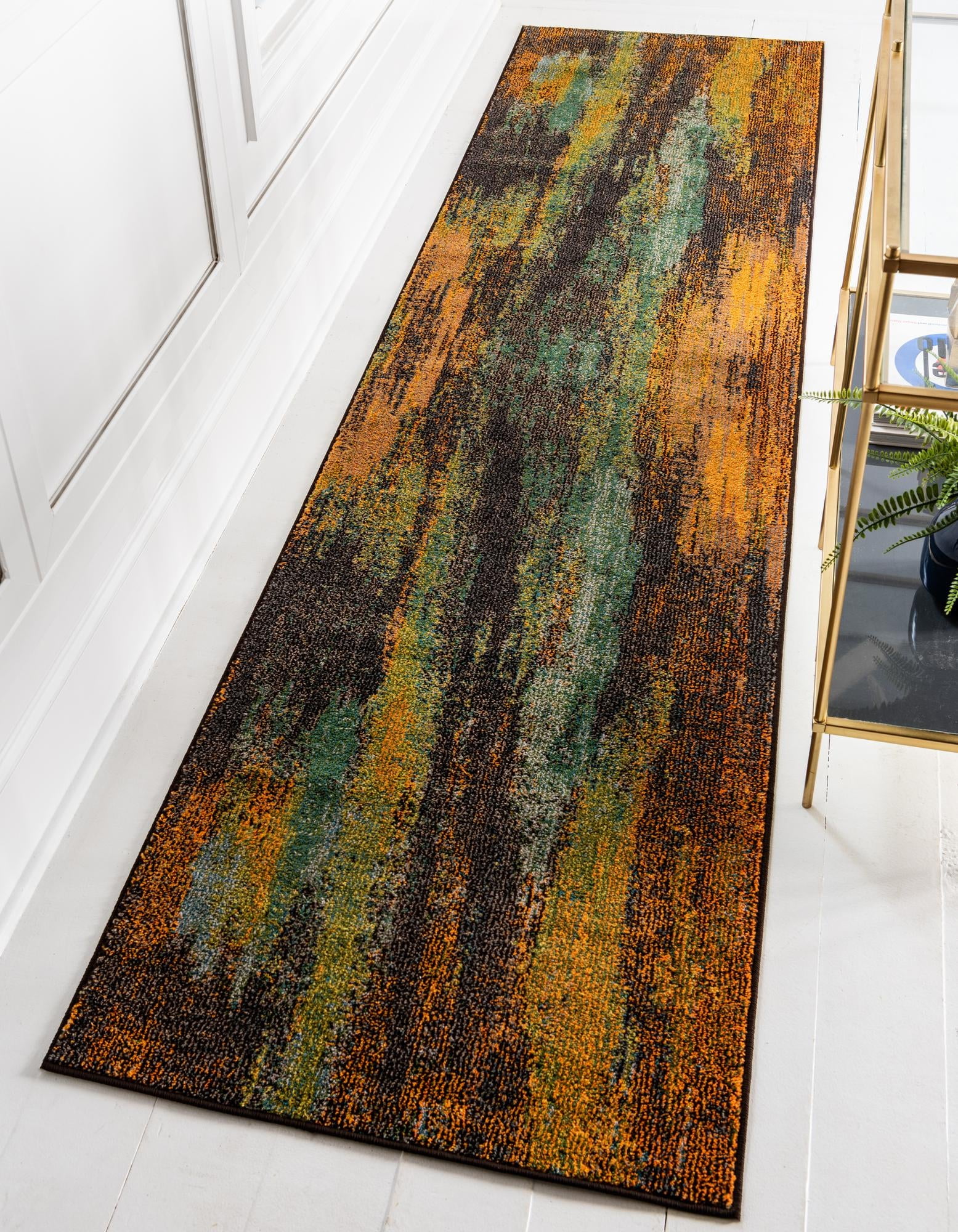 Rugs.com Sevilla Collection Rug – 10 Ft Runner Multi Medium Rug Perfect ...
