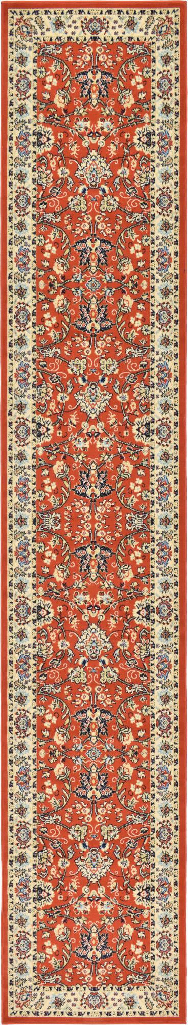 Rugs.com Yasmin Collection Rug – 16 Ft Runner Terracotta Medium Rug ...