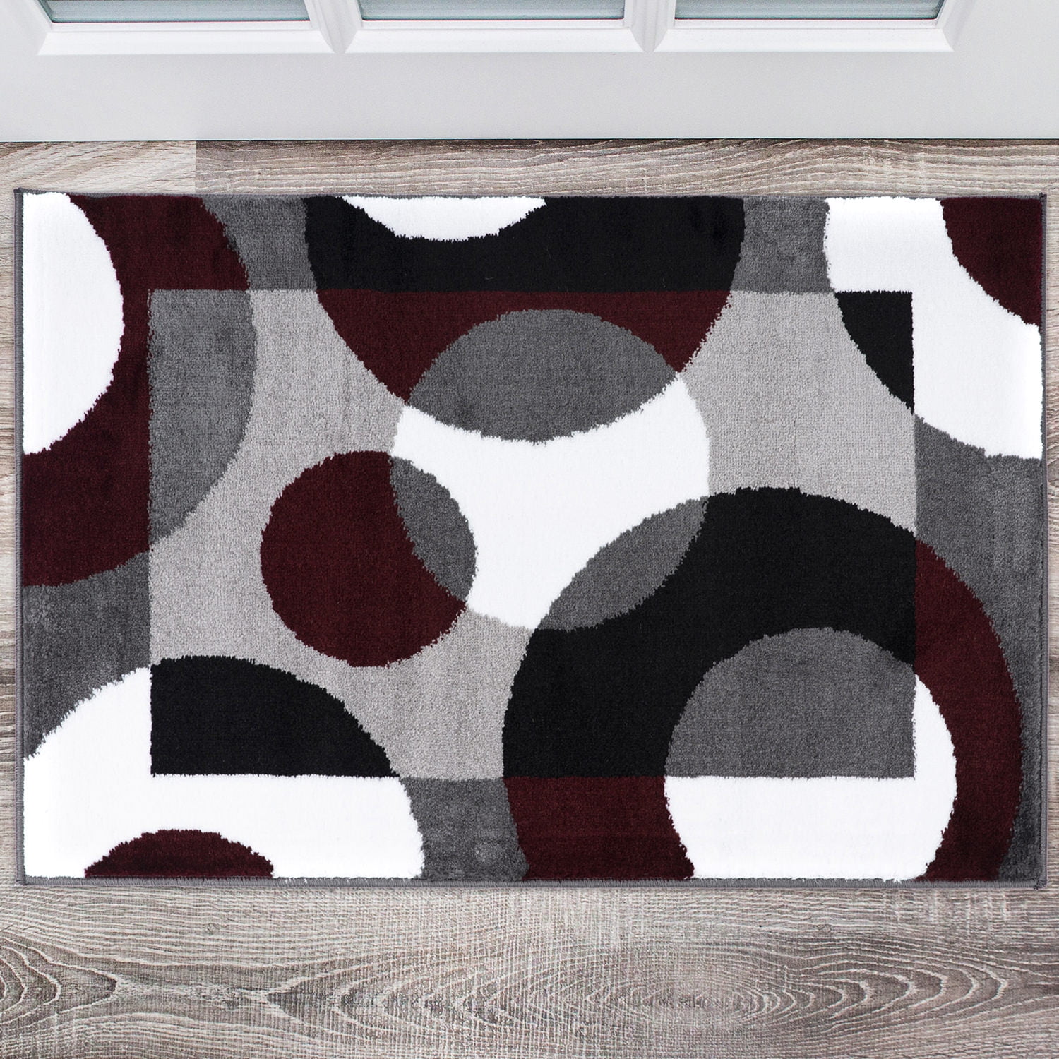 Rugshop Door Mats Modern Geometric Rugs for Living Room Kitchen Runner ...