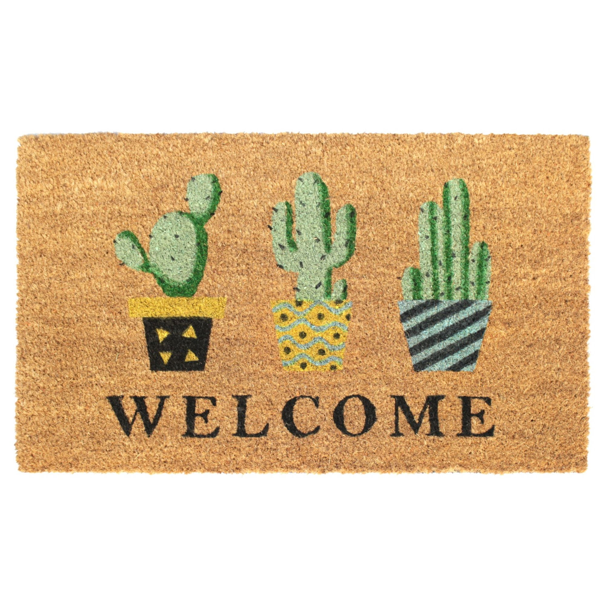 Rugsmith Multi Machine Tufted Welcome Topiary Doormat, 18" x 30 ...