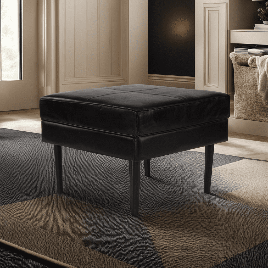 Rugsotic Carpets Eco-Friendly Handmade Black Geometric Square 24"x24 ...