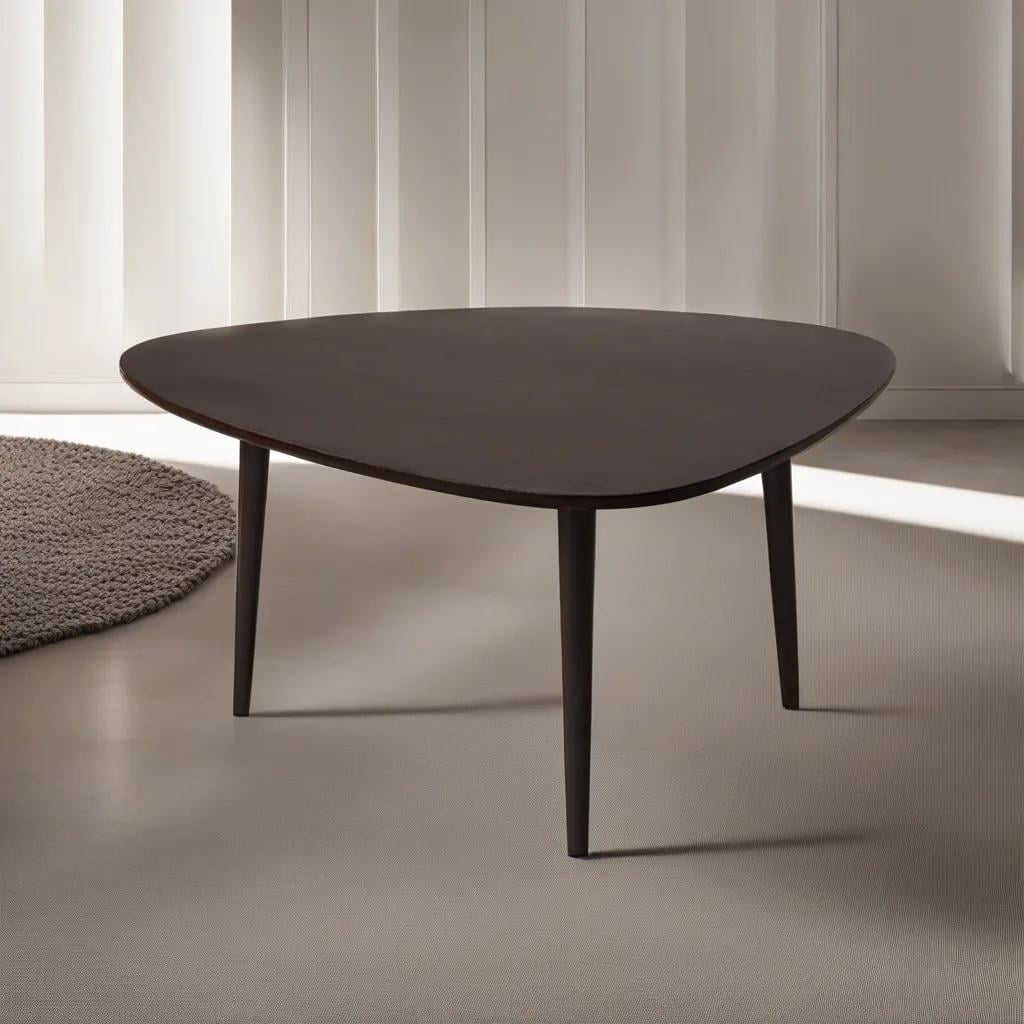 Rugsotic Carpets Eco-Friendly Handmade Dark Walnut Modern Drop Shaped 3 ...