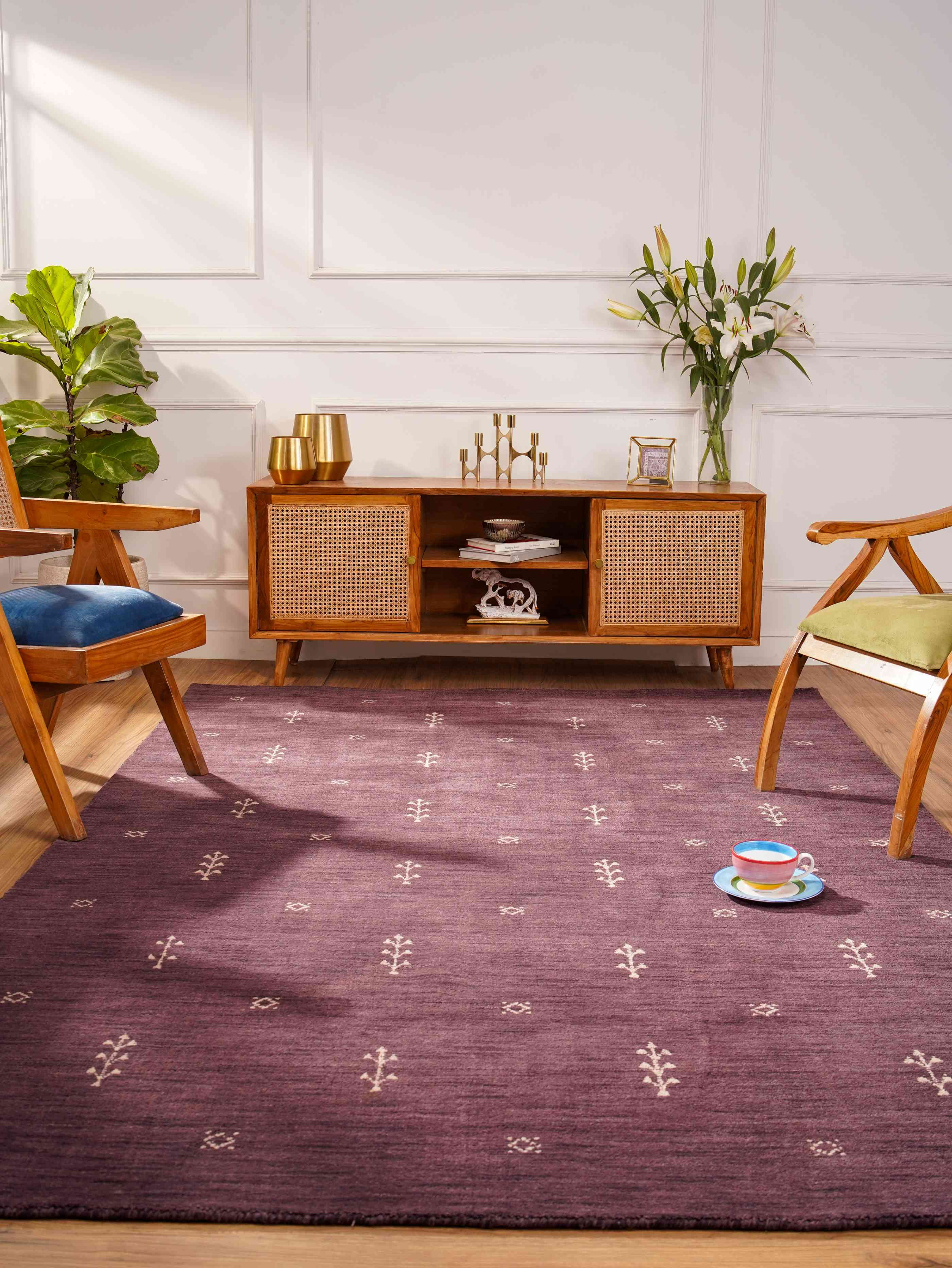 Rugsotic Carpets Handmade Rugs Hand Knotted Loom Rectangle 9'x12 ...
