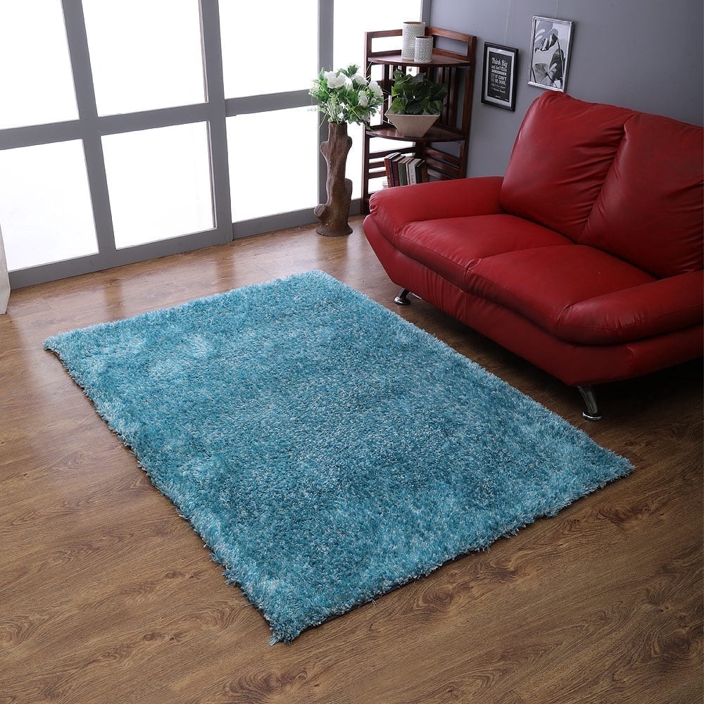 Rugsotic Carpets Hand Tufted Shag Polyester Eco-Friendly Area Rugs -10 ...