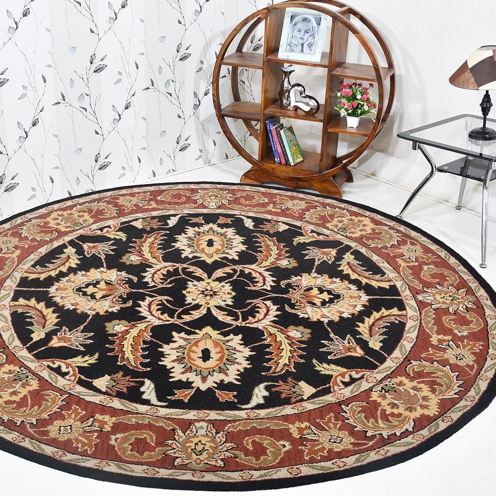 Rugsotic Carpets Hand Tufted Wool Eco-Friendly Area Rugs - 8'x8', Round ...