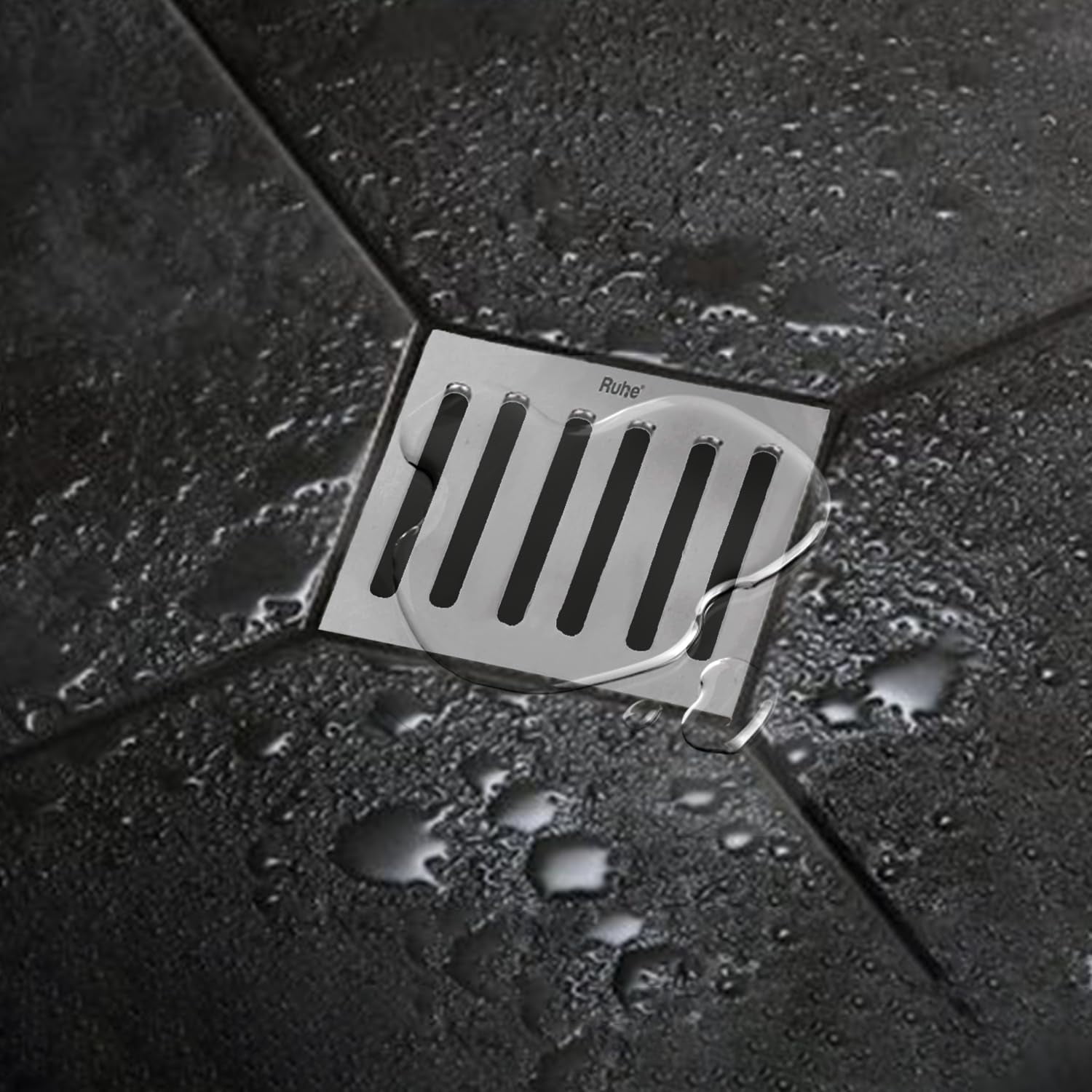 Ruhe Long Grating Floor Drainer Stainless Steel Long Grating Floor ...