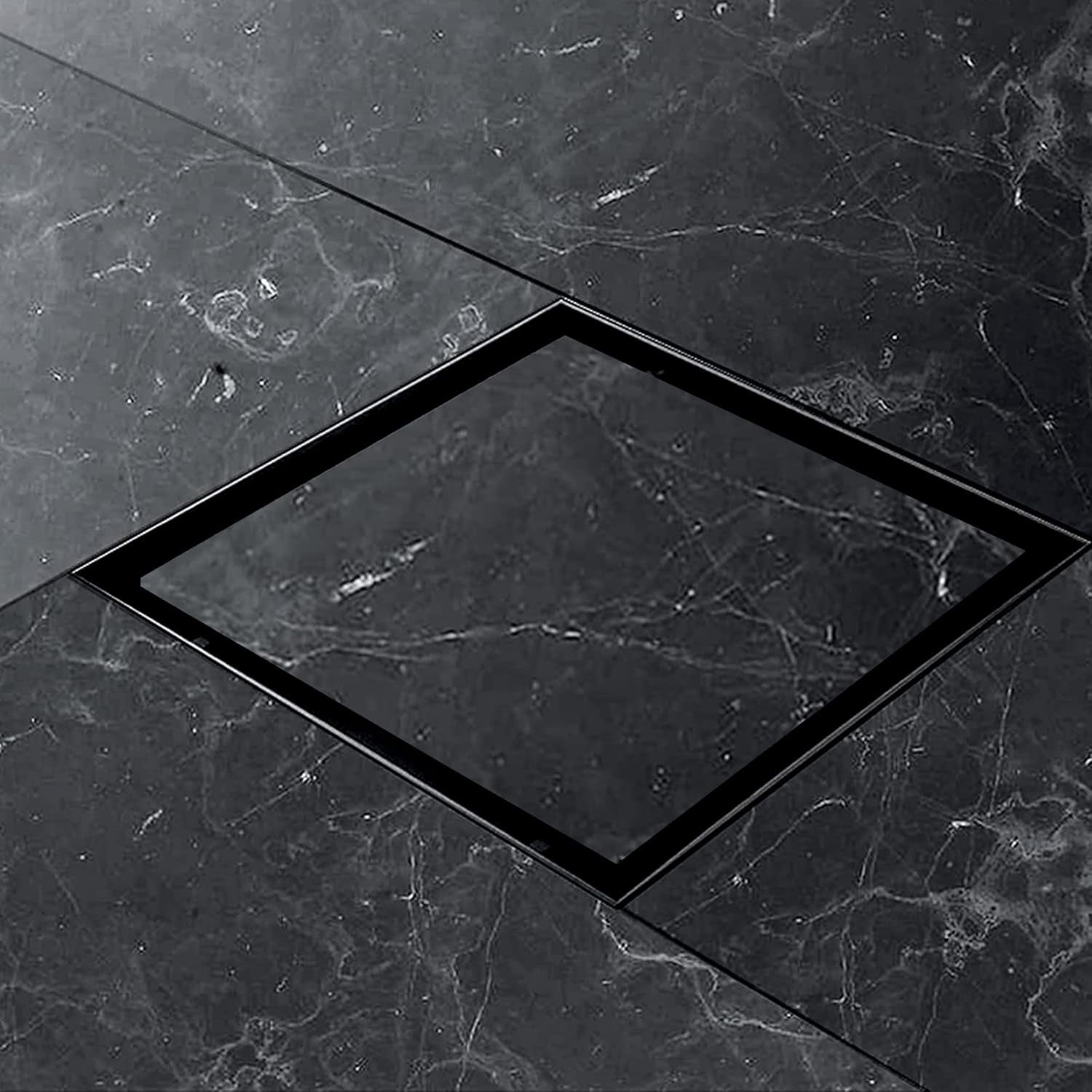 Ruhe Marble Insert Floor Drain 304 Stainless Steel Invisible Shower ...