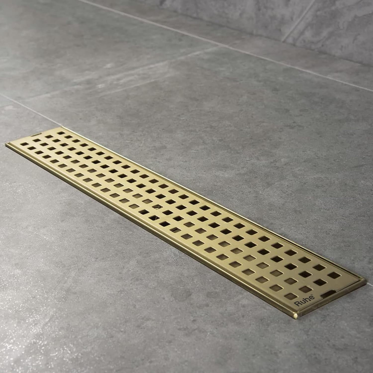 Ruhe Palo Luxury PVD Coating Shower Drain Channel 32 x 5 Inch Waste ...