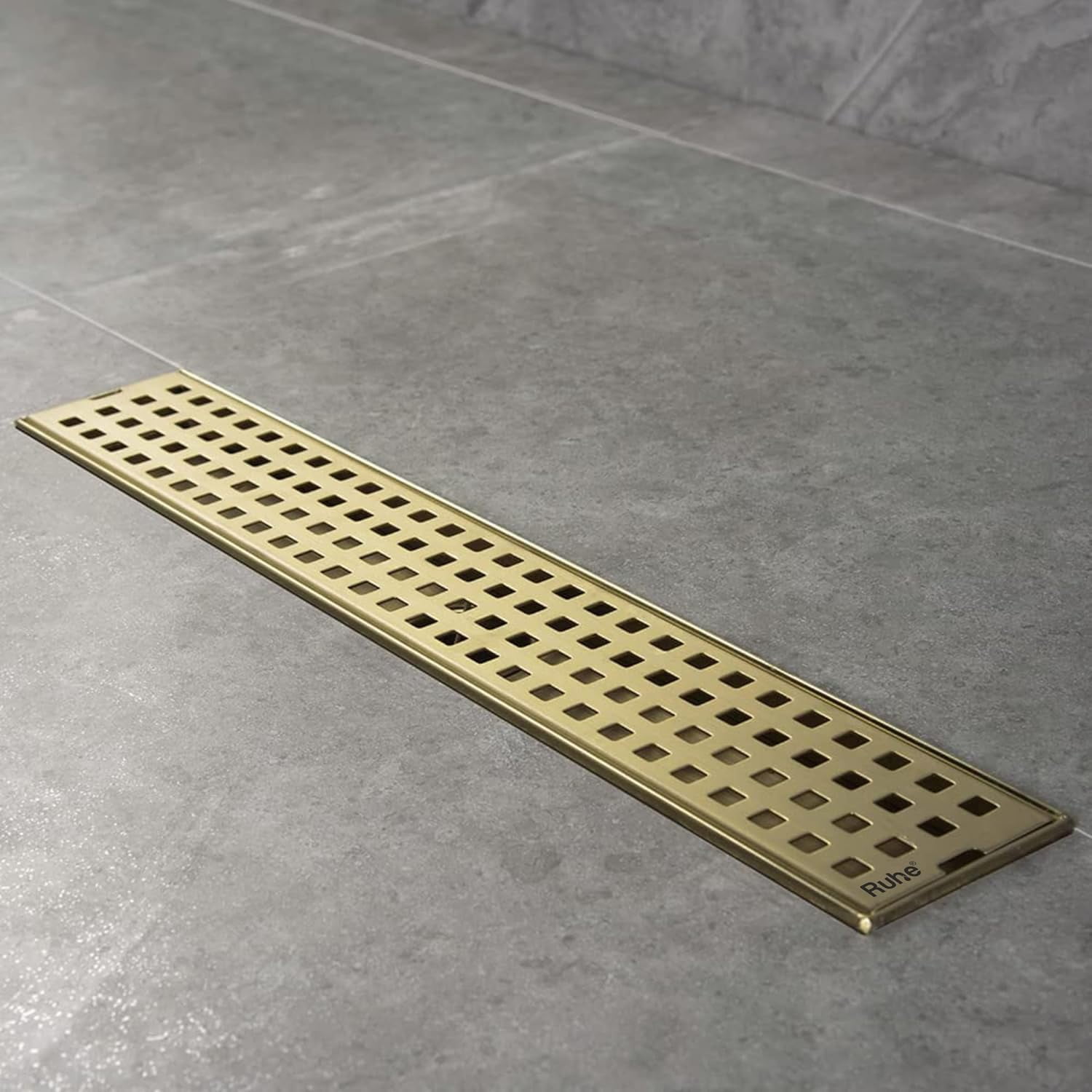 Ruhe Palo Luxury PVD Coating Shower Drain Channel 40 x 5 Inch Waste ...