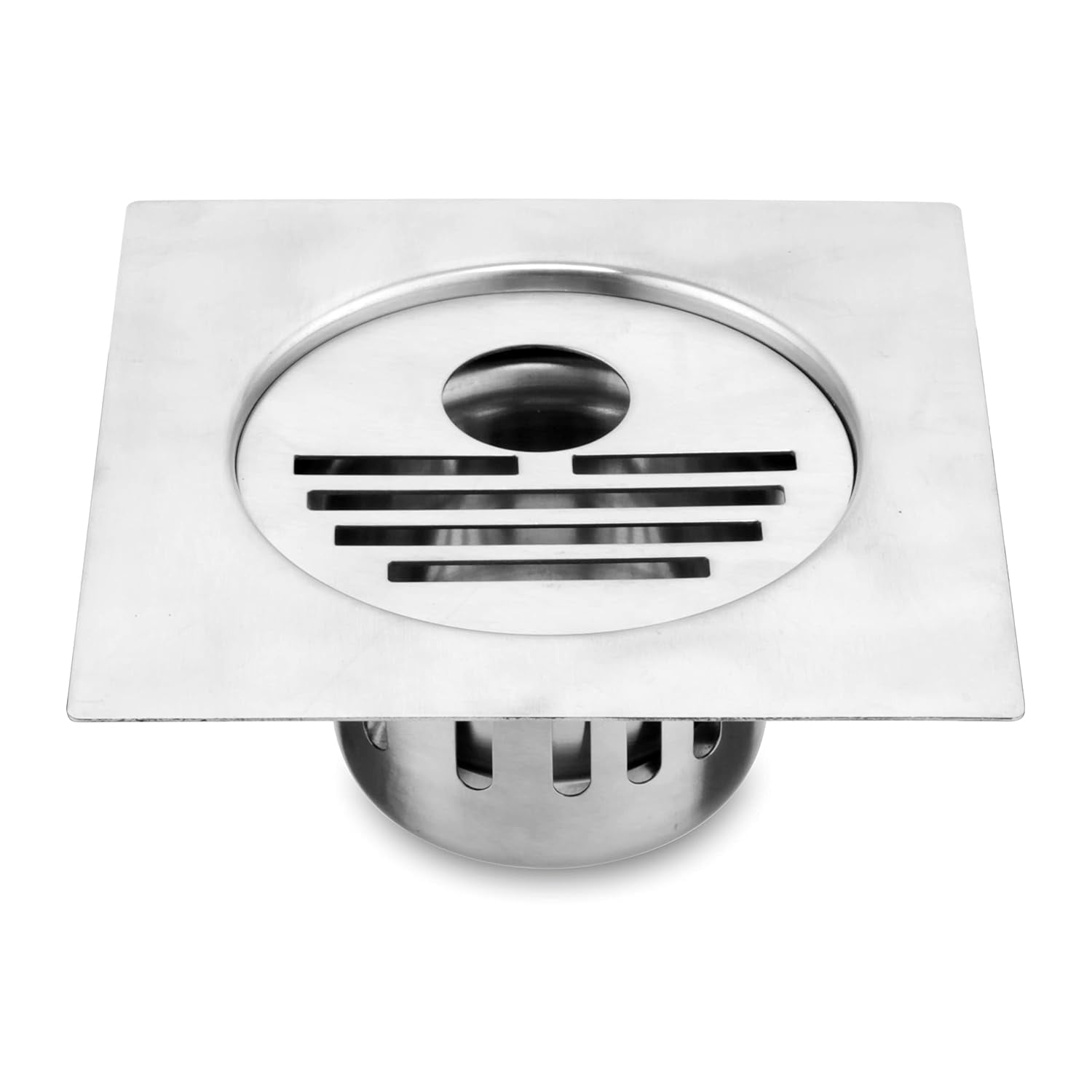Ruhe Square Flat Cut Floor Drainer 304 Grade Stainless Steel Classic ...