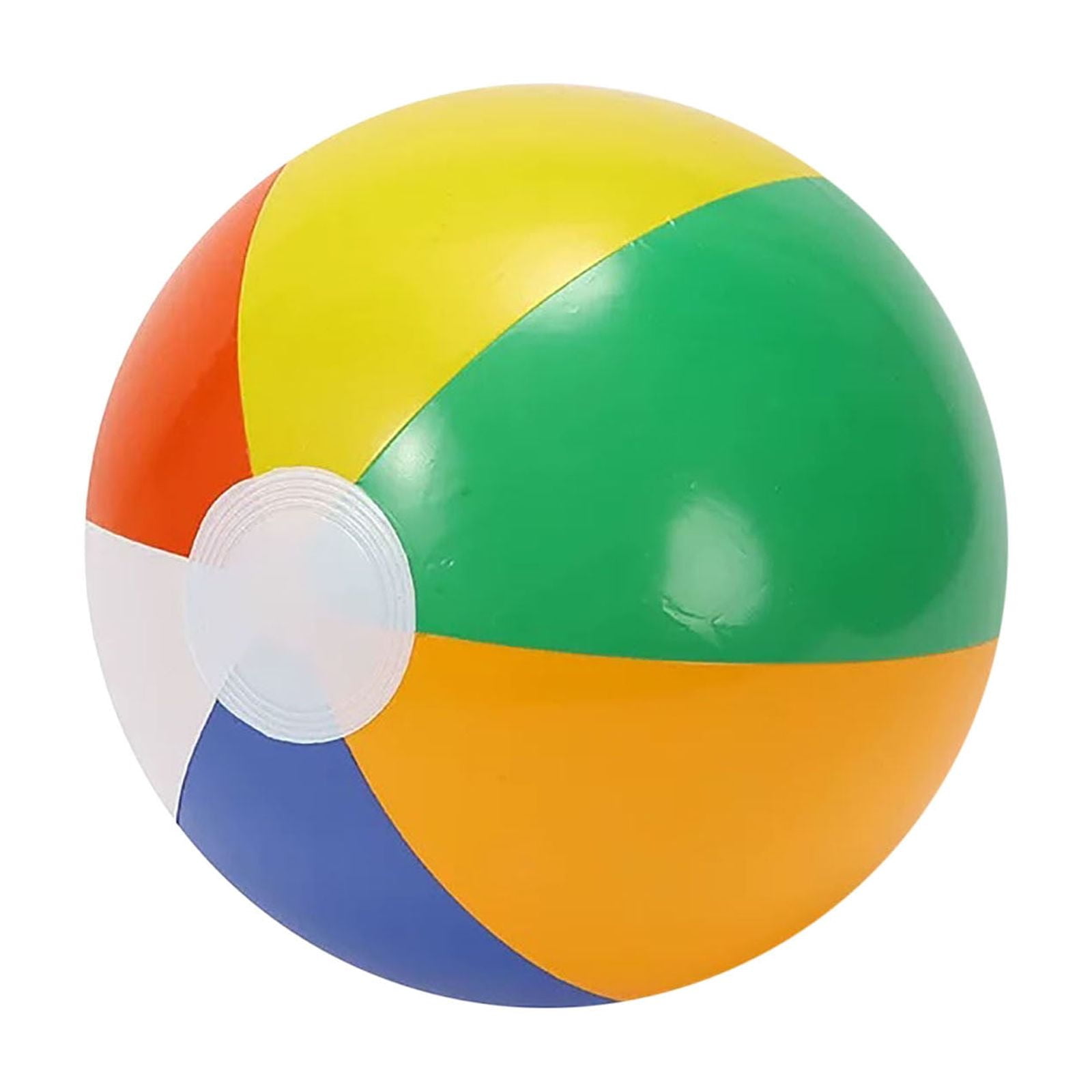 Ruhiku GW 12 Inch Inflatable Beach Balls - Classic Color PVC Summer ...