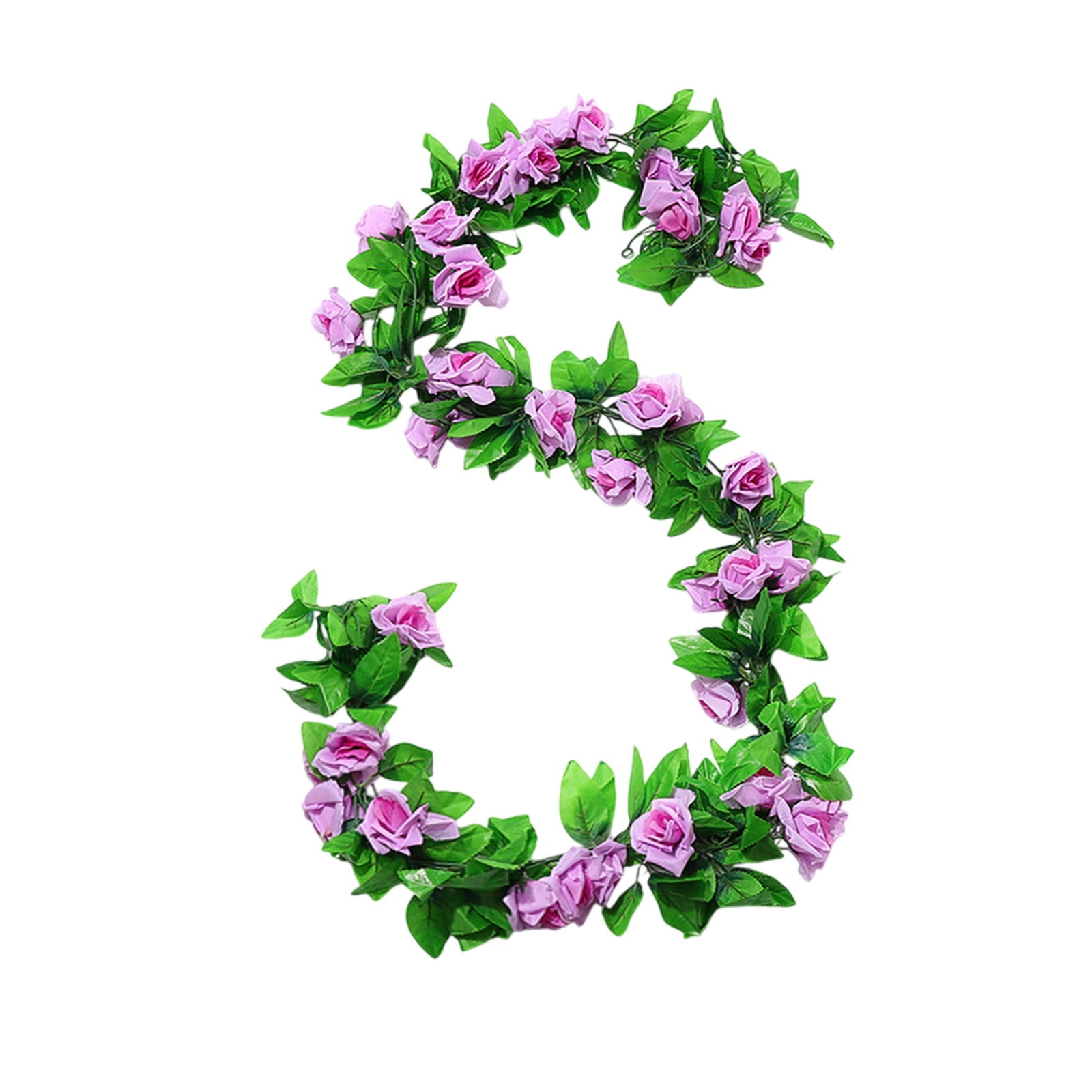 Ruhiku GW Artificial Flower Wreath Spring Summer Wildflower Decor for ...